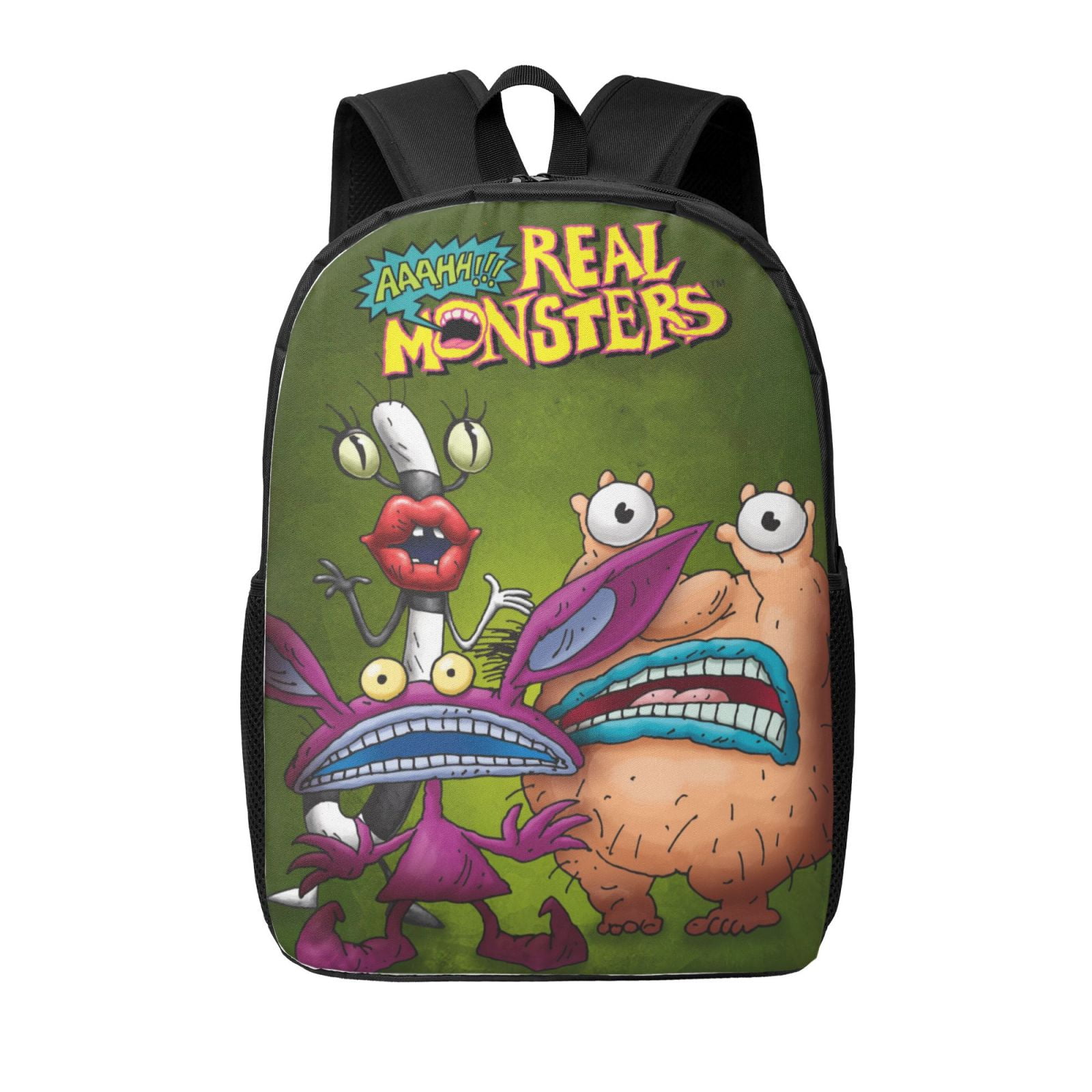 Aaahh!!! Real Monsters Backpack 17 Inch Large Capacity Casual School ...