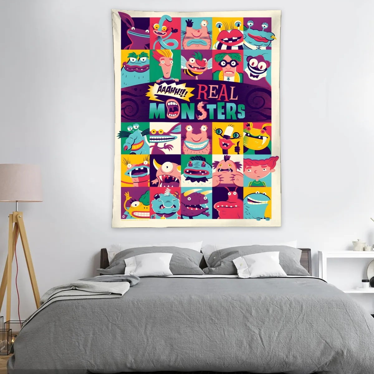 Aaahh!!! Real Monsters Tapestry - Poster Decoration Wall Art Background ...