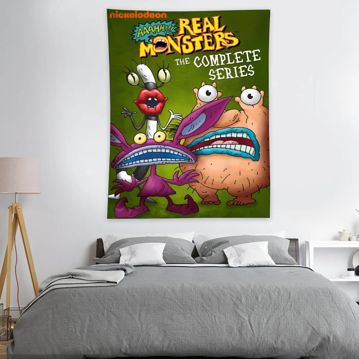 Aaahh!!! Real Monsters Tapestry Wall Hanging 40x60in Decor for Bedroom ...