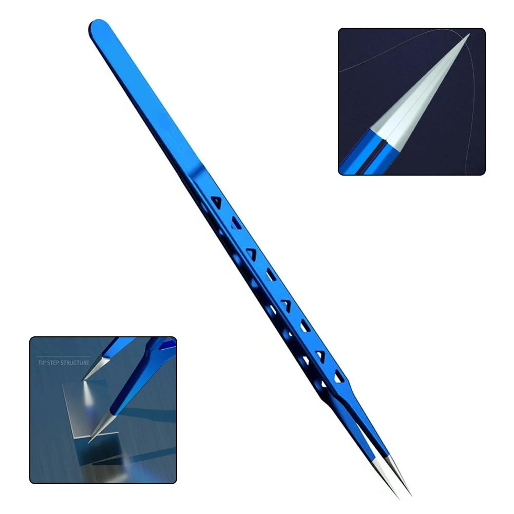 Aac-14 Non-magnetic Hollow Cooling Tweezers for Phone Repair PCB Flying ...