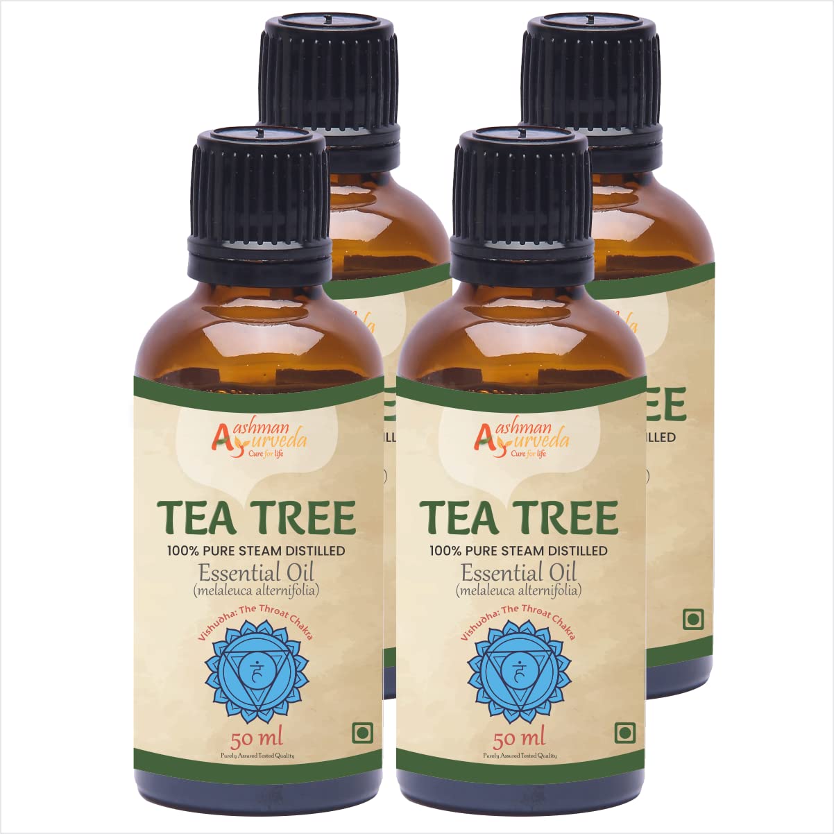 Aachman Veda Cure for Life 100 Pure Tea Tree Essential Oil 10 ml ...