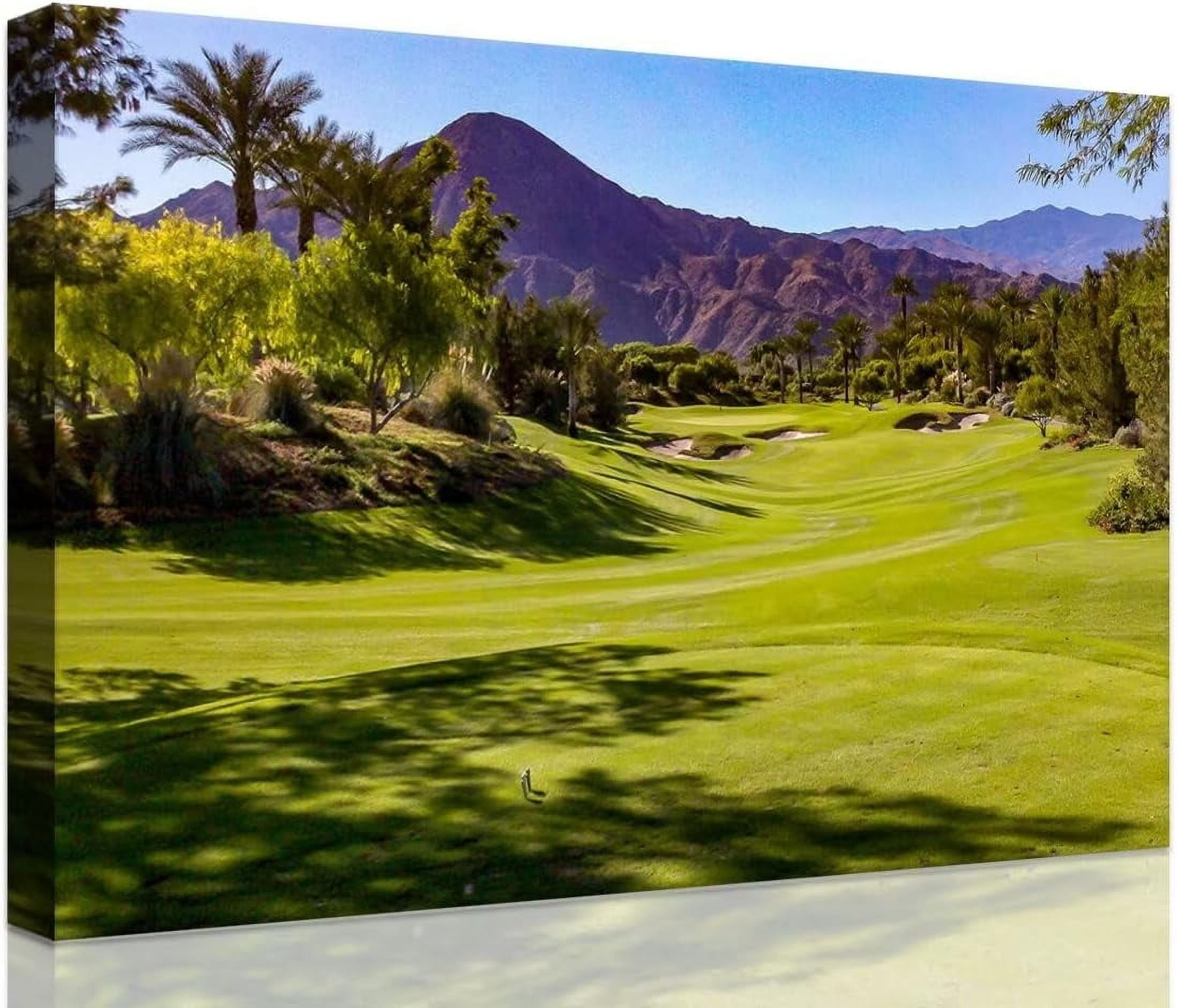 Aaheei Beautiful Fairway At Indian Wells Golf Course Wall Art for ...