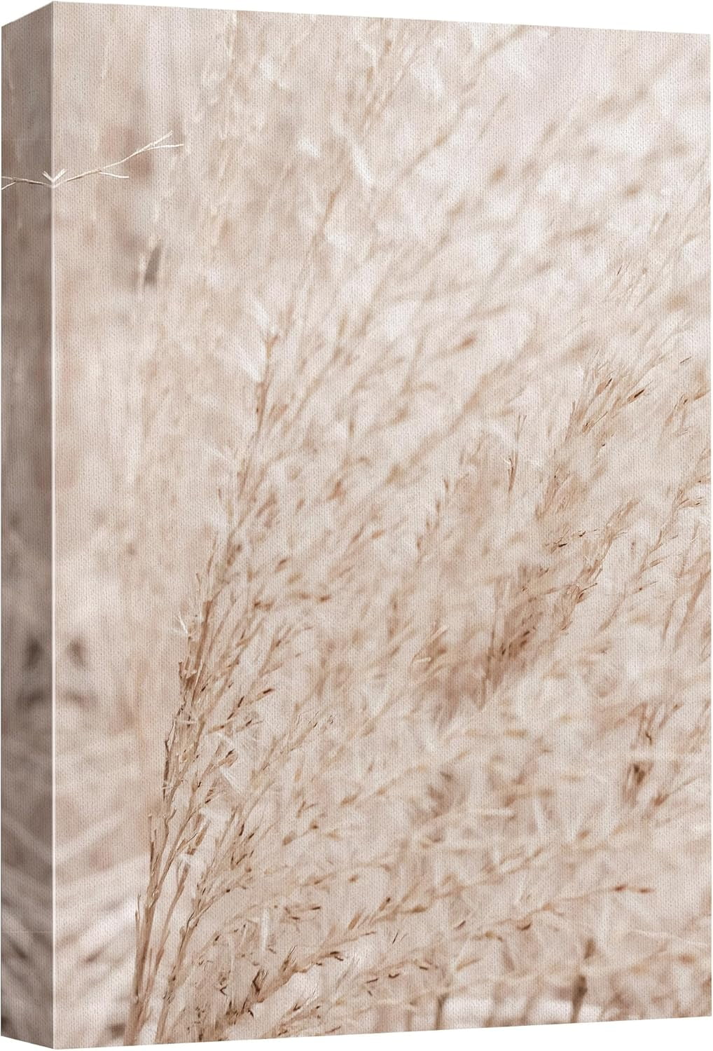 Aaheei Canvas Print Wall Art Soft Sepia Toned Grass Serene Nature ...