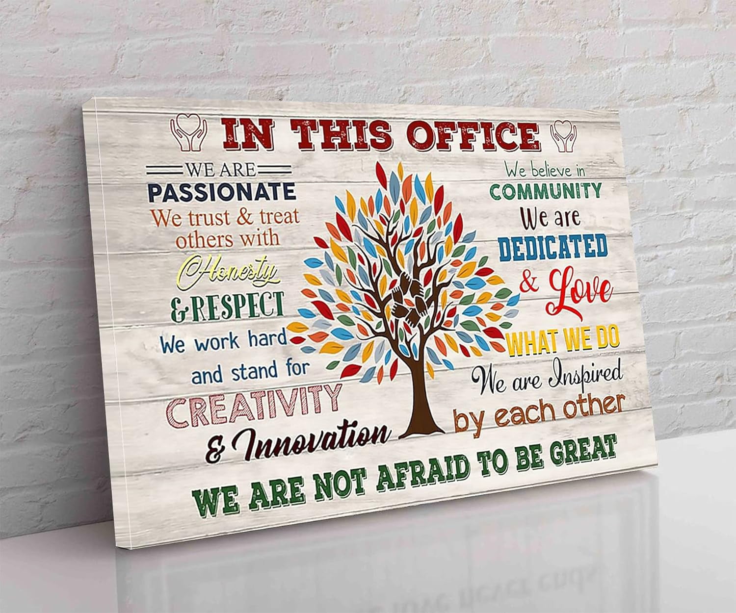 Aaheei Canvas Wall Art Social Worker We Are Passonate We Believe In ...
