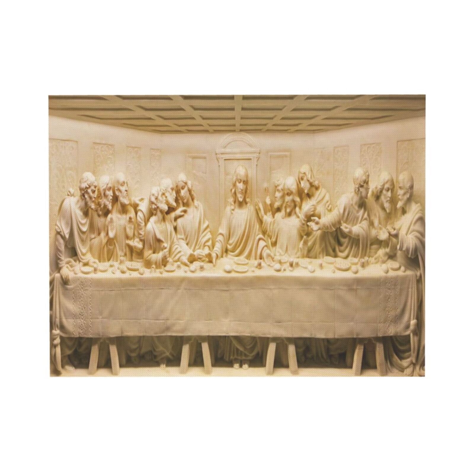 Aaheei Exquisite Relief Art: The Last Supper in detailed carving, rich ...