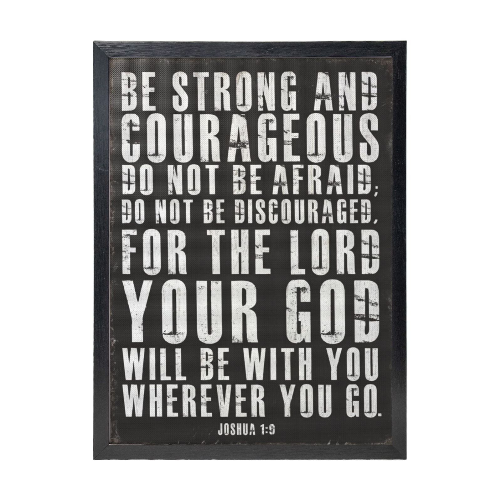 Aaheei Gain courage! Bible verse poster. Perfect for spiritual & family ...