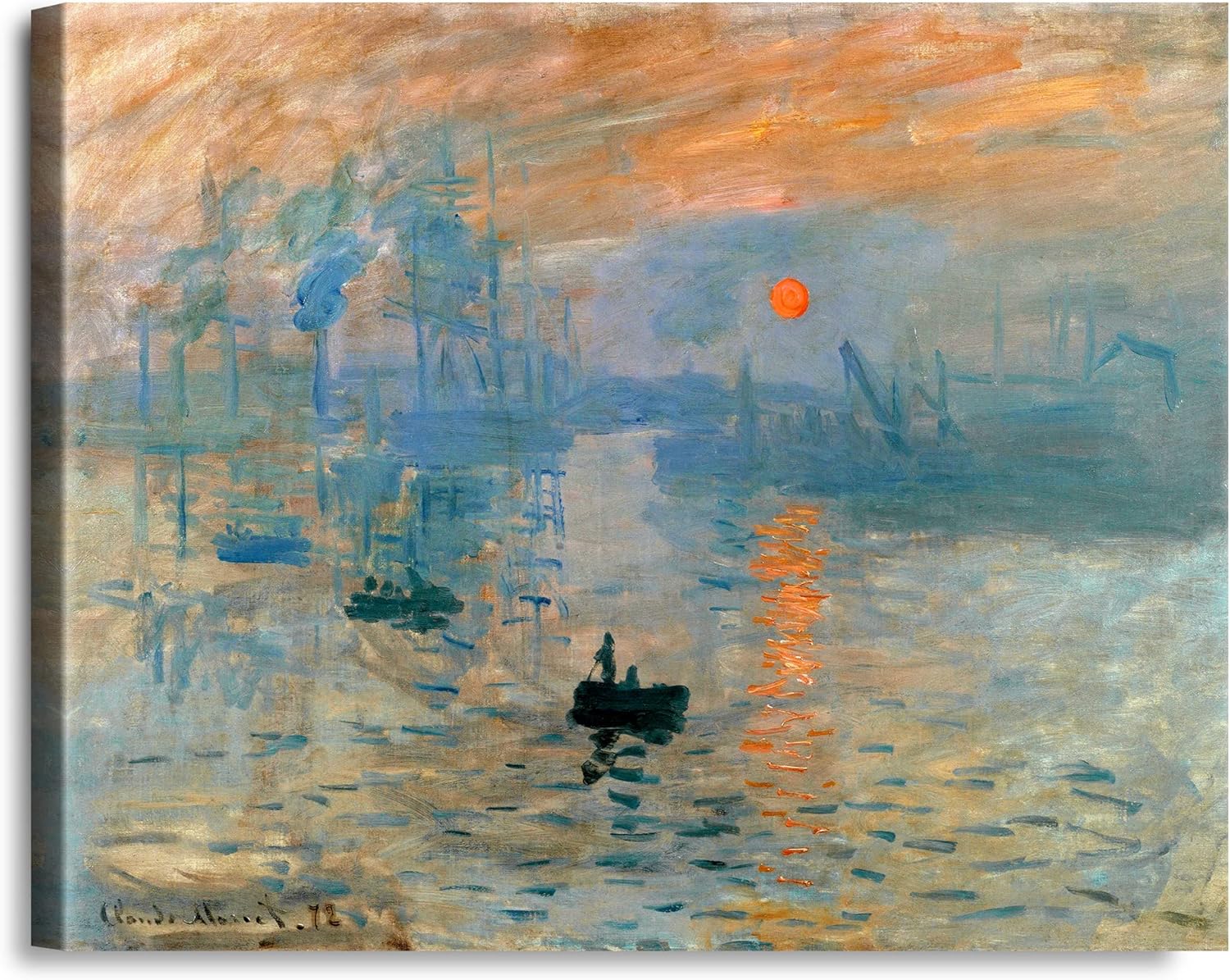 Aaheei Impression Sunrise The World Classic Art Reproductions, Giclee ...