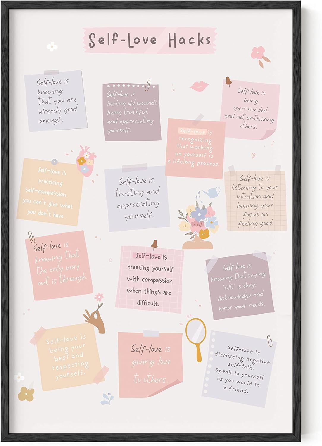 Aaheei Inspirational Posters for Teen Girls Motivational Office Decor ...