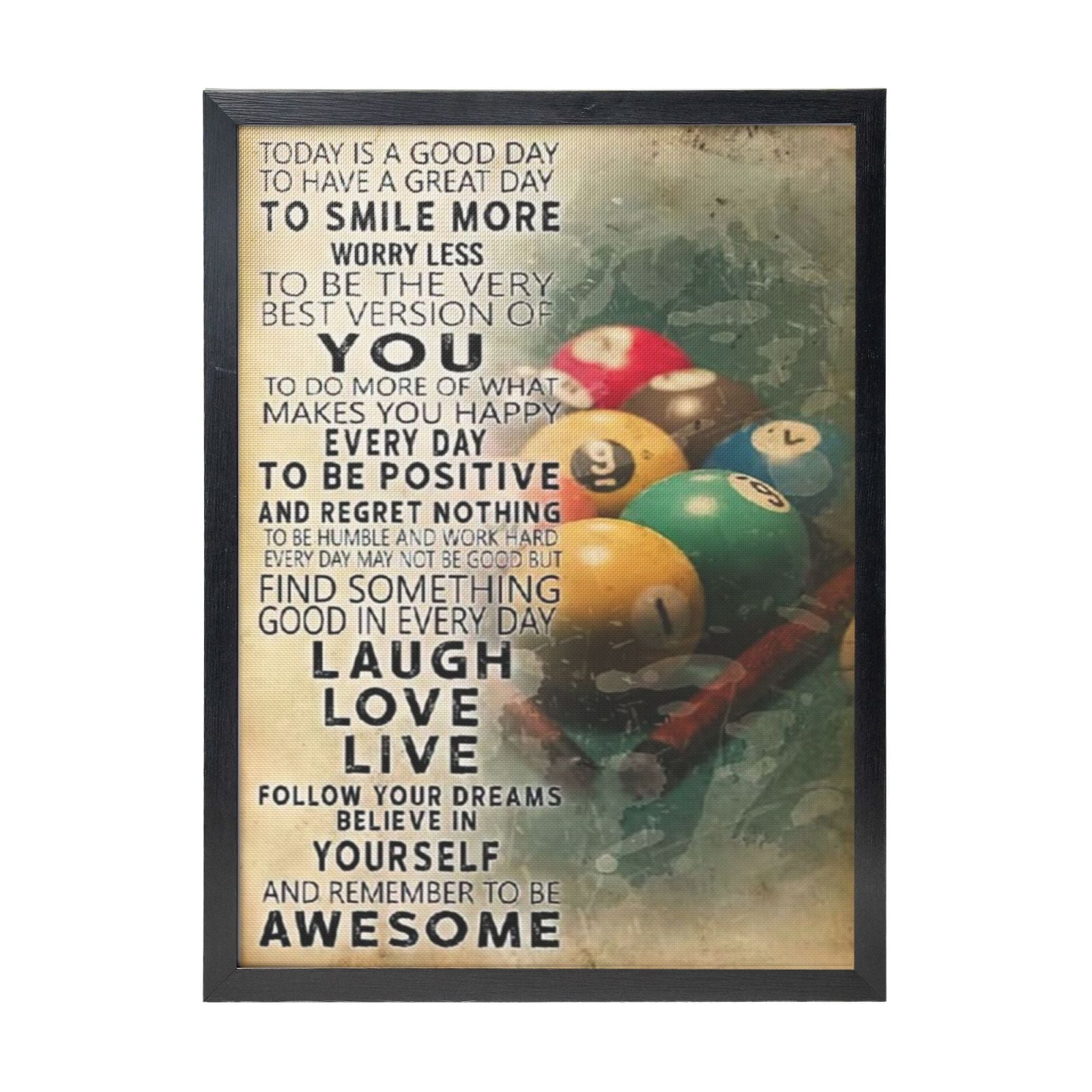 Aaheei Pocket success! Motivational quotes meet the world of pool in ...