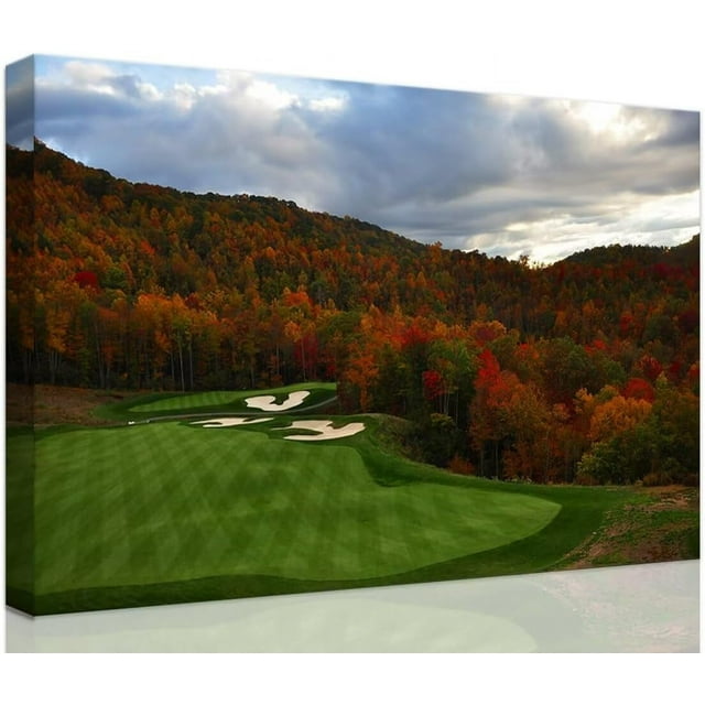 Aaheei Sequoyah North Carolina Mountains Golf Course Wall Art for ...