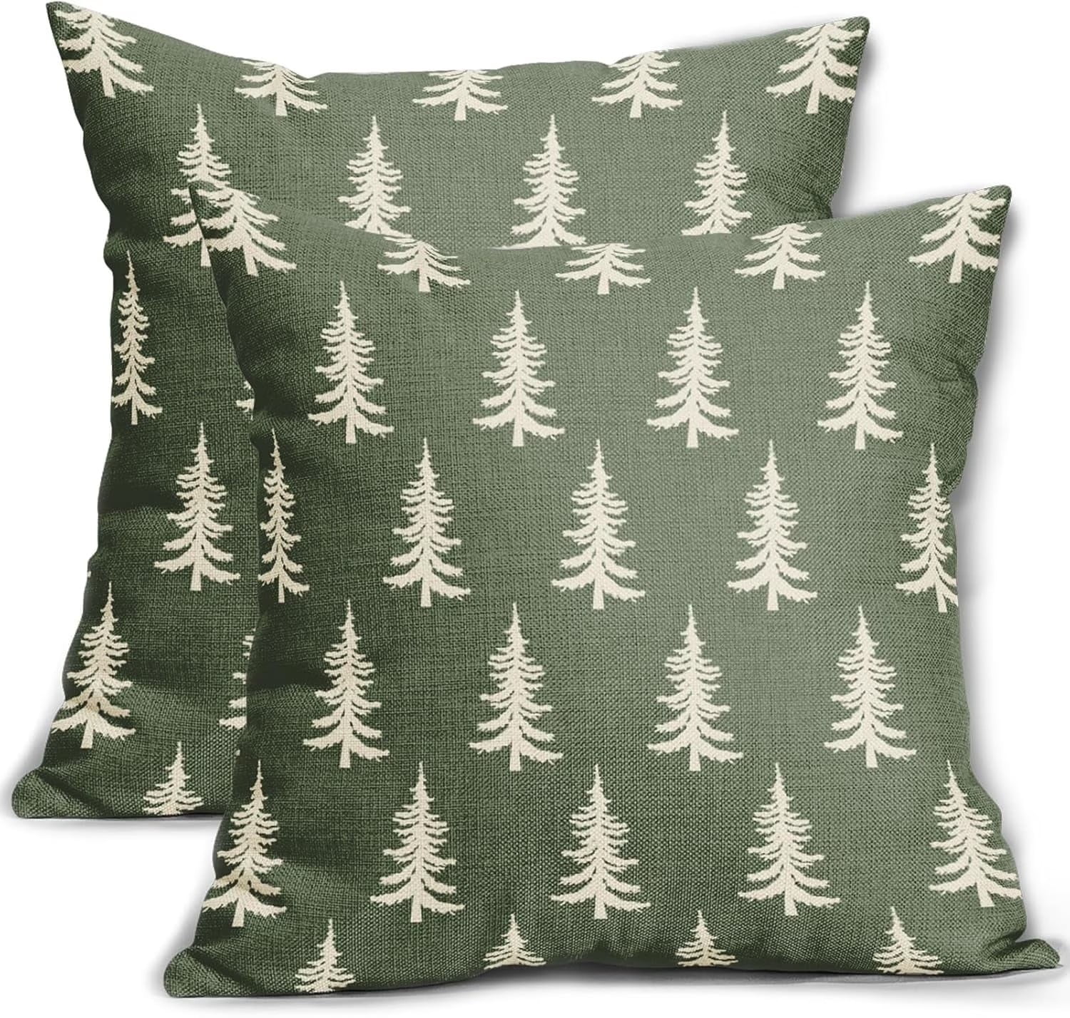 Aaheei – Short Plush Pine Tree Pillow Covers (2-Pack) | Viral Cozy ...