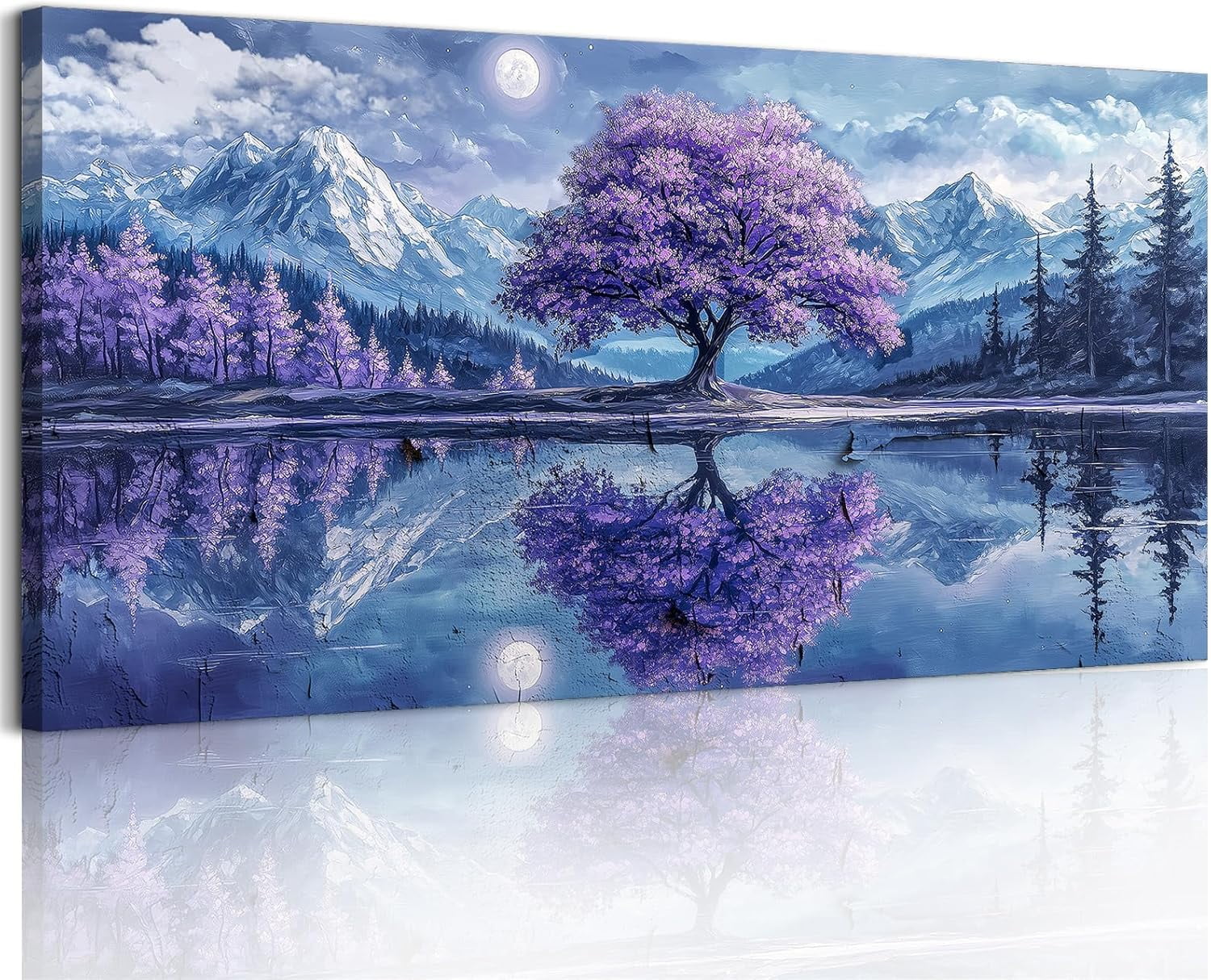 Aaheei Tree of Life Wall Art for Living Room, Fantasy Landscape Canvas ...