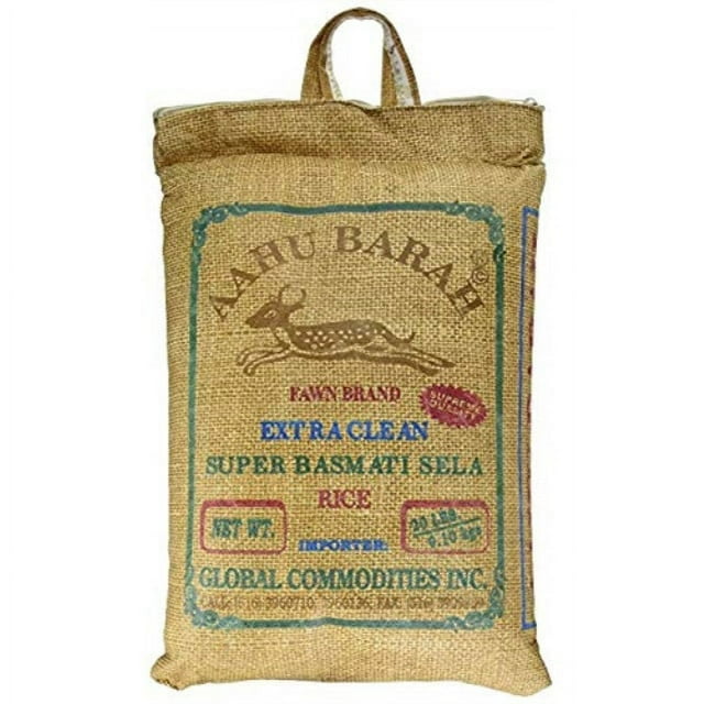 Aahubarah All-Natural Non-GMO Super Sela Basmati Rice, Extra-Long Grain ...