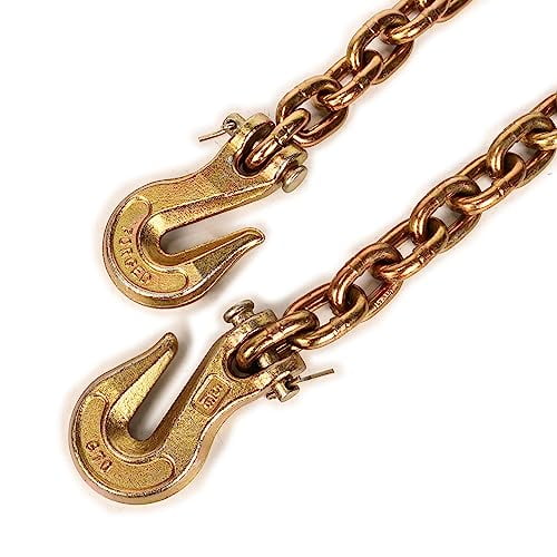 Aain 5/16" Transport Load Binder Chain, 20 ft Tie Down Chains for ...