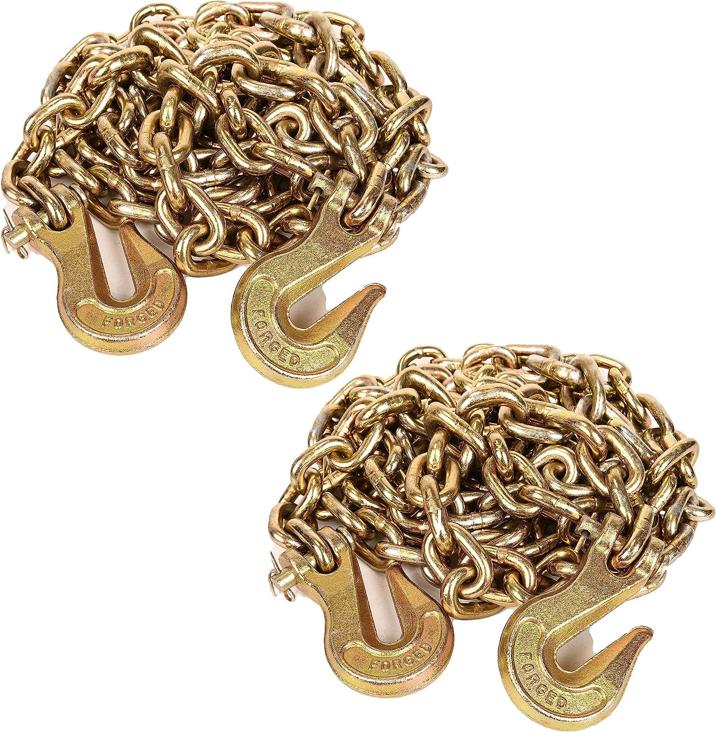 AainBinder/Safety Chain with G70 Clevis Grab Hooks Heavy Duty Chain ...