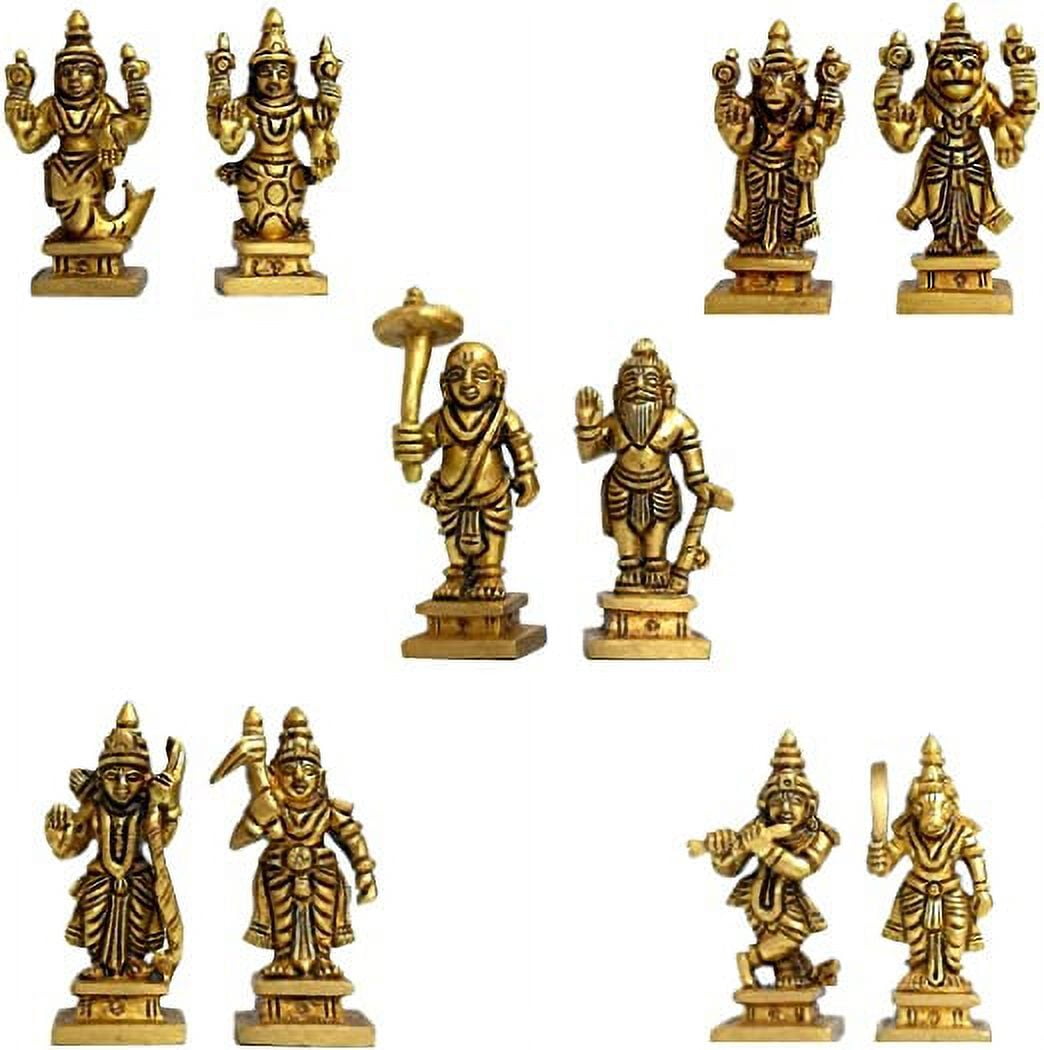 Aakrati Dashavataram -Ten Incarnations/Avatars of Lord Vishnu -Lord ...