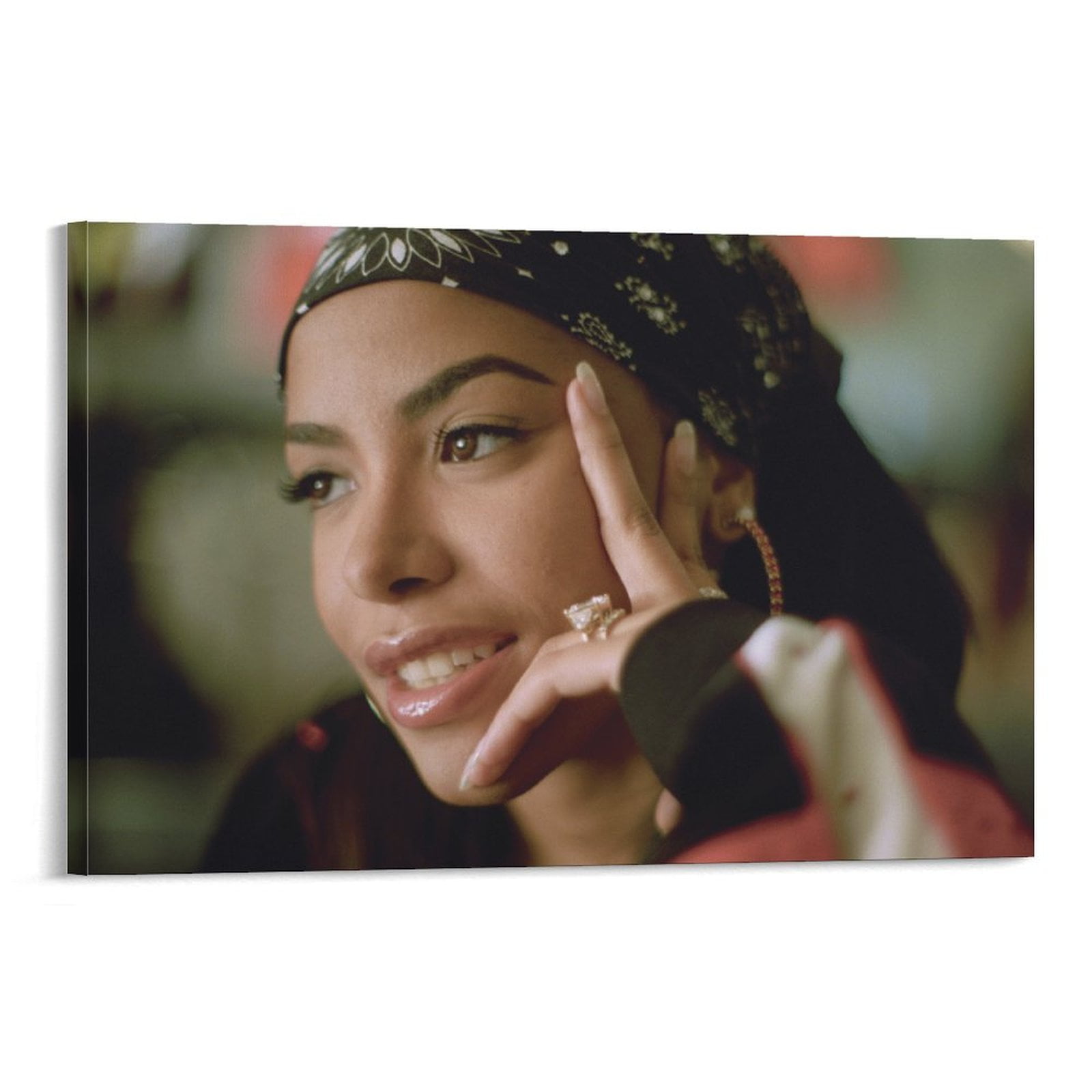 Aaliyah Dana Haughton Actor Poster Photo (19) Picture Print Canvas ...