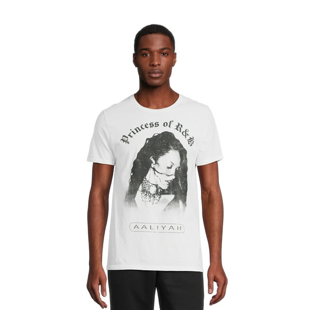 Aaliyah Princess of R&B Men’s & Big Men’s Graphic Tee, Sizes S-3XL ...