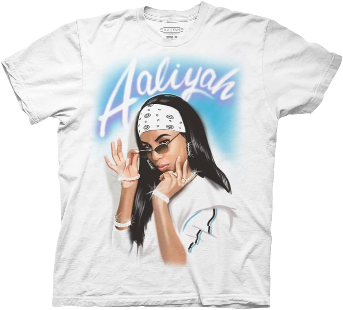 Aaliyah Short Sleeve T Shirt Classic Style Graphic Tees - Walmart.com