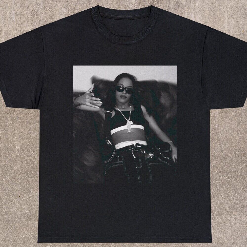 Aaliyah T-shirt - 90's Hip Hop Clothing - Vintage Rapper Tee - Uni ...