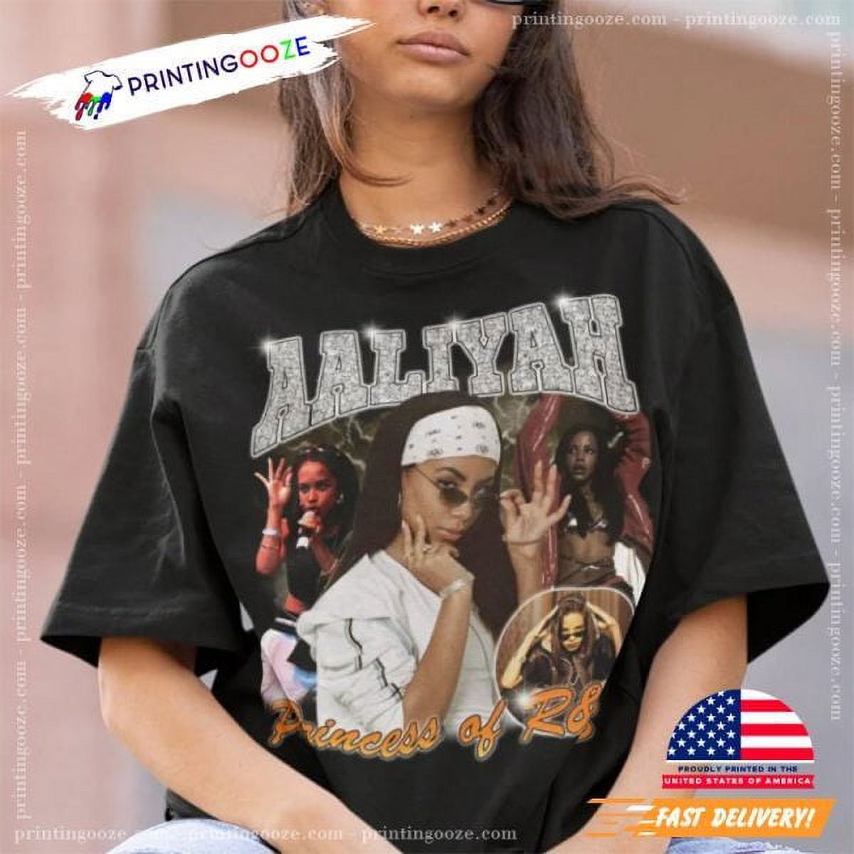 Aaliyah The Princess Of R B Music Vintage Shirt - Walmart.com