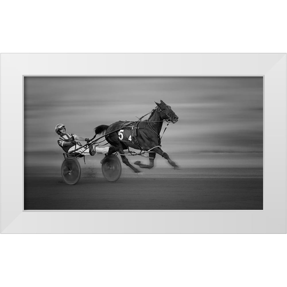 Aamp Wei, Shi 24x15 White Modern Wood Framed Museum Art Print Titled ...