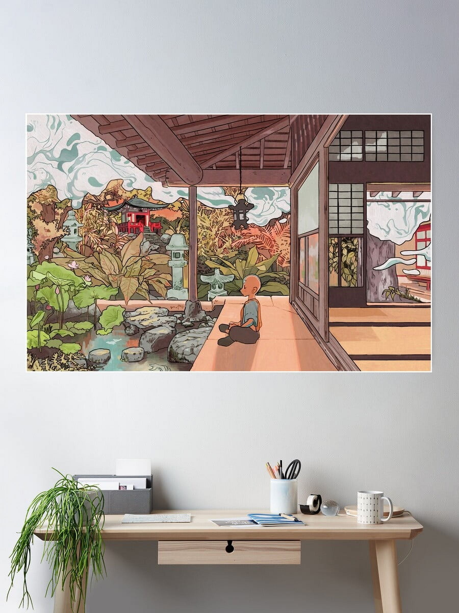 Aang - Avatar: The Last Airbender Poster Wall Art, Modern Wall Decor ...