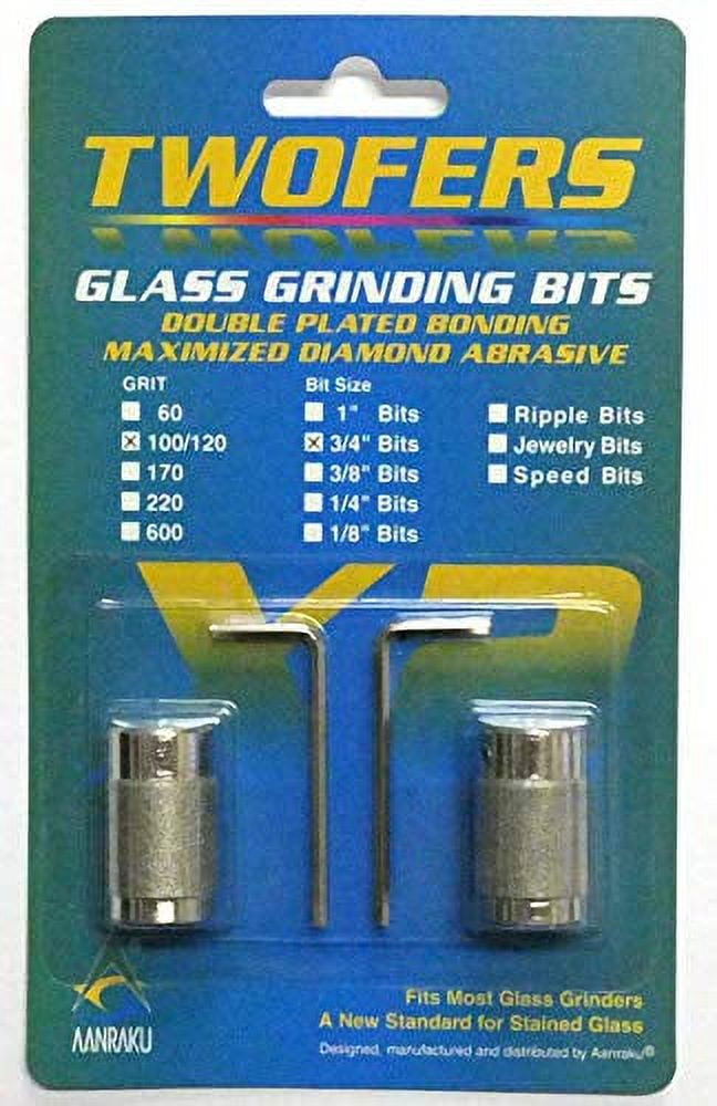 Aanraku Glass Grinding Bit 3/4 Inch Twofers Stained Glass Mosaic ...