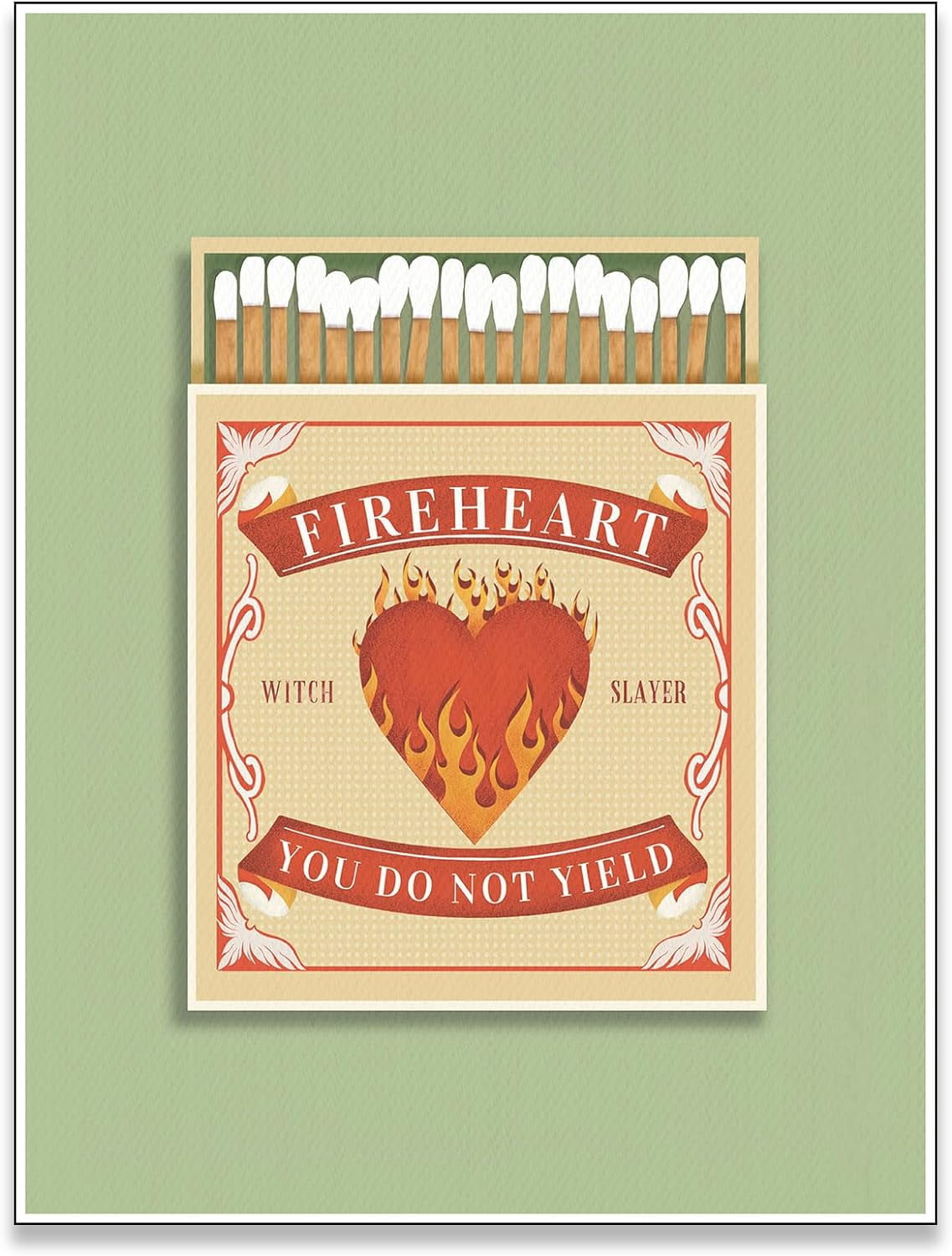 Aaoeni Edgy Fireheart Art: Bold, Mysterious, and Empowering. Ideal for ...