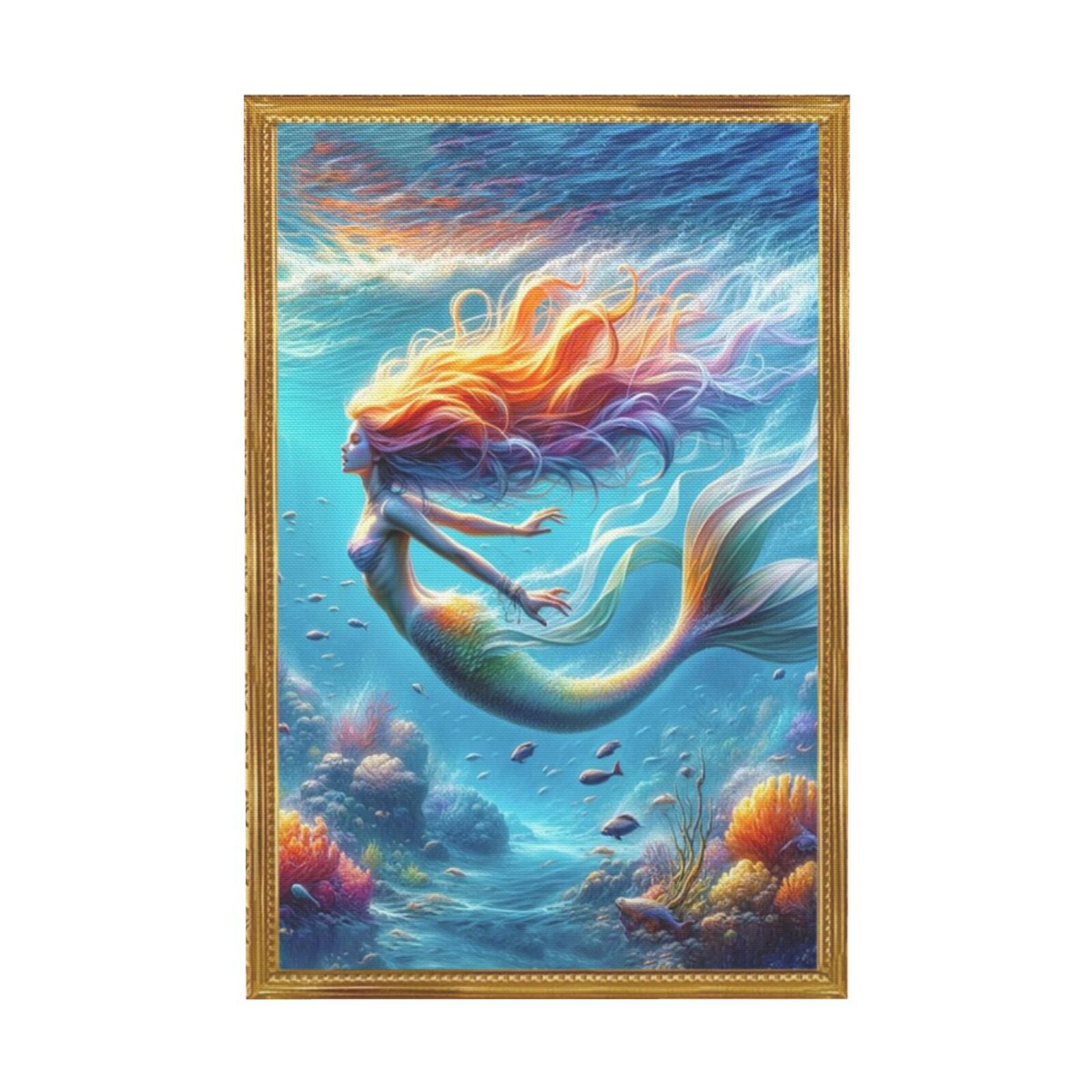 Aaoeni Enchanting, Mermaid, Gradient Colors, Underwater, Sea Creatures ...