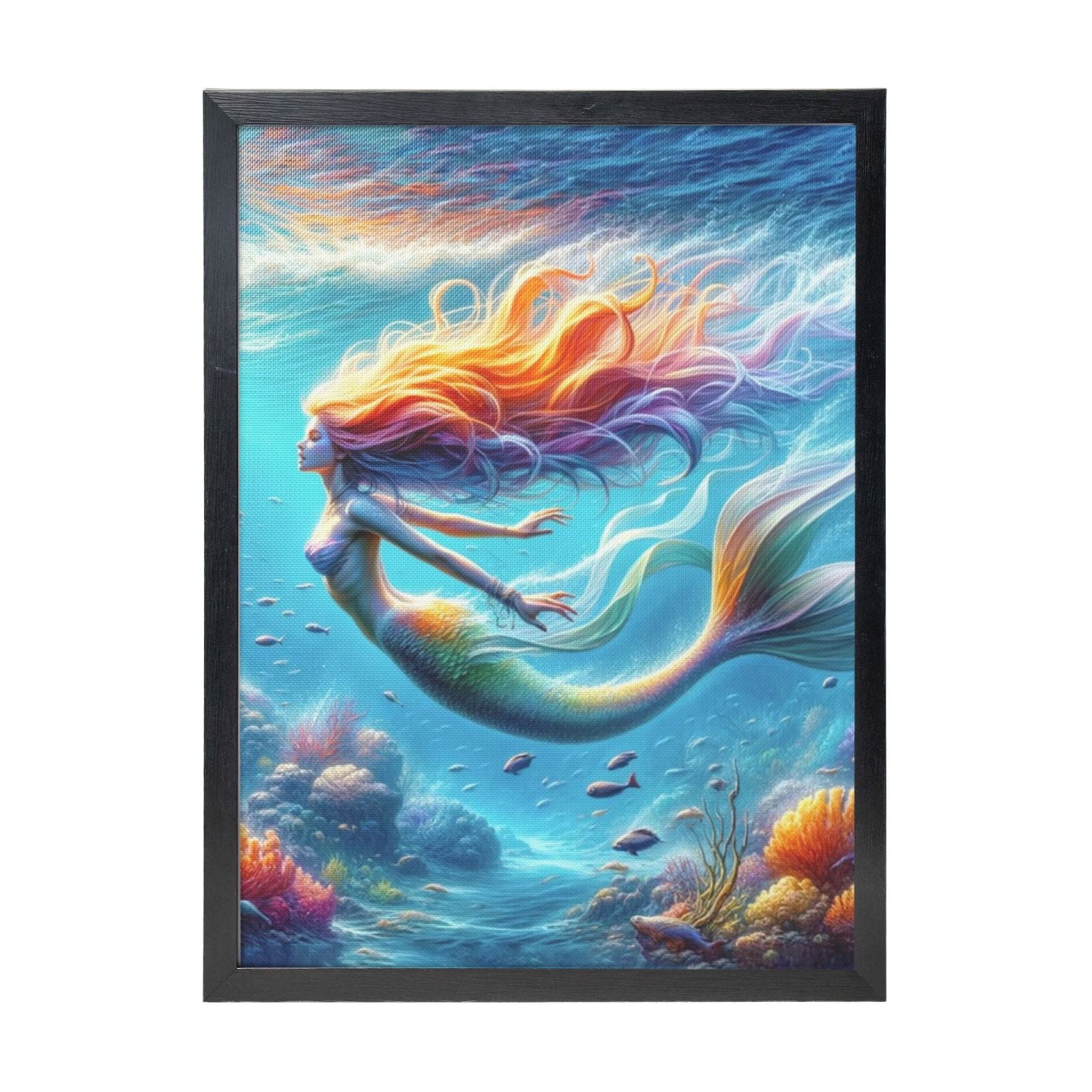 Aaoeni Enchanting, Mermaid, Gradient Colors, Underwater, Sea Creatures ...