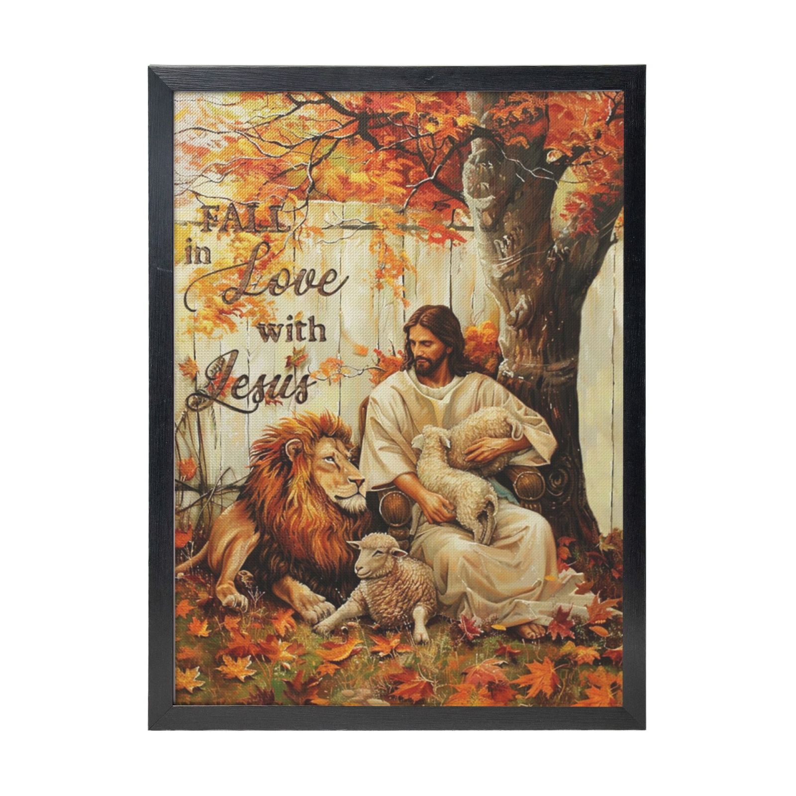 Aaoeni Spiritual Autumn Jesus Art: Inspiring, Serene, and Beautiful ...