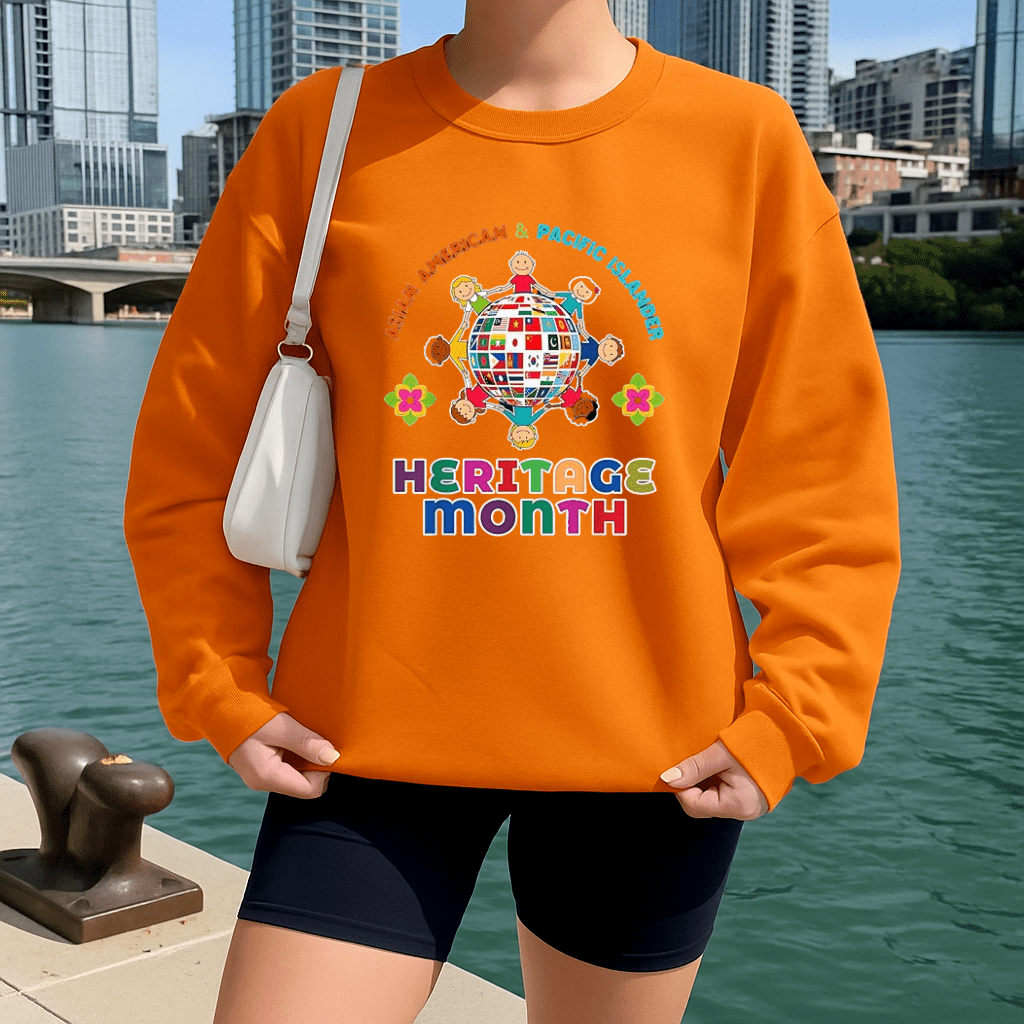 Aapi Asian American Pacific Islander Heritage Month Kids Sweatshirt ...
