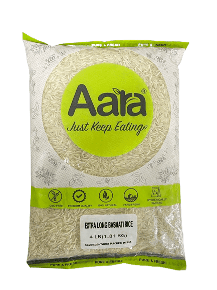 Aara XL Basmati Rice - 4LB - Walmart.com