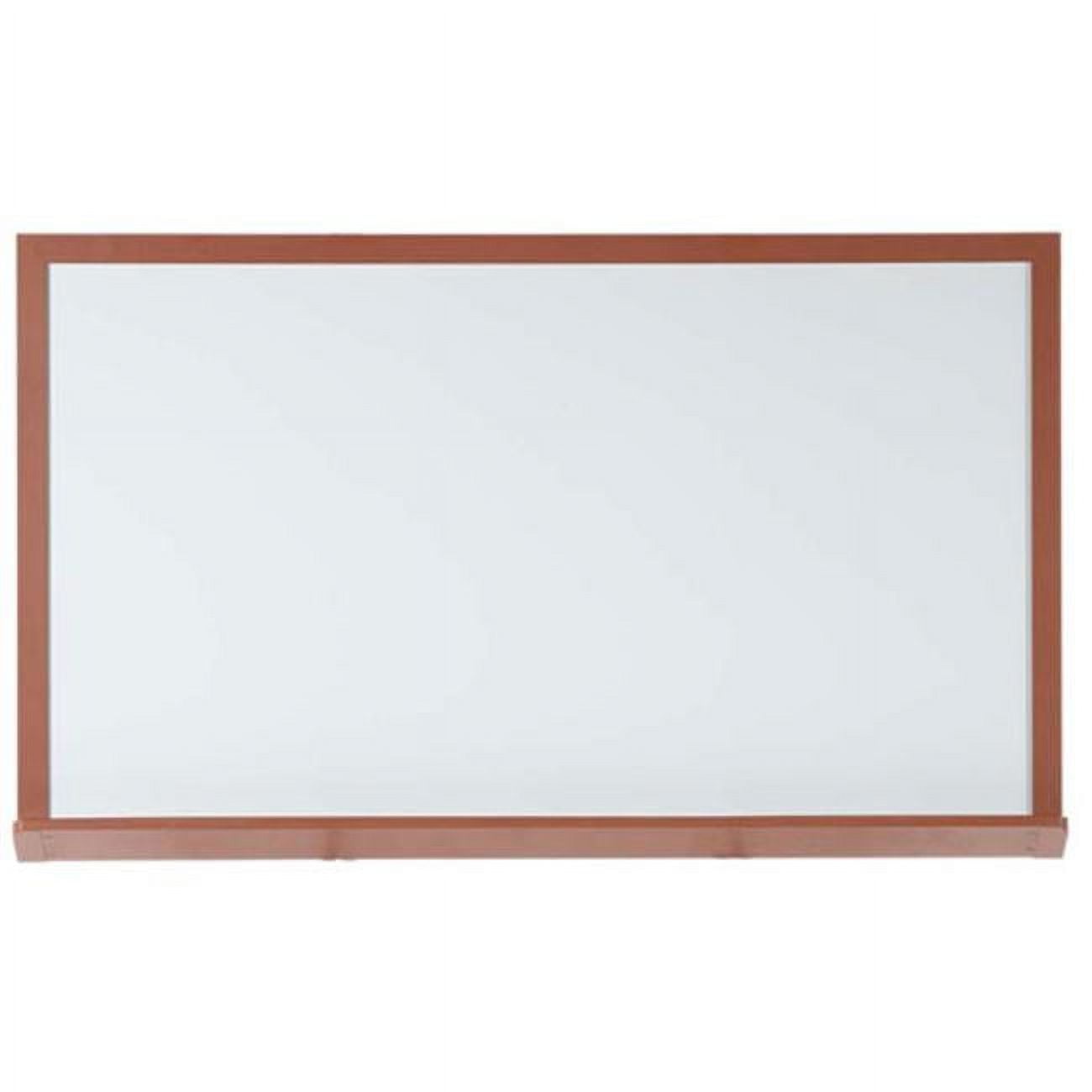 Aarco 420OD4896 49 x 97 x 2 Inch Markerboard with Oak Wood-Look Frame ...