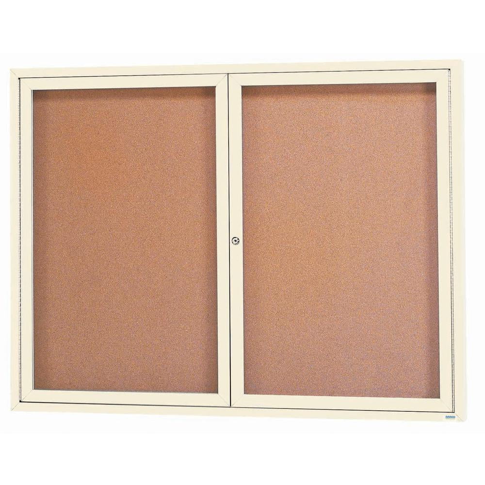 Aarco DCC4860RIIV. Illuminated Enclosed Bulleting Board - Walmart.com