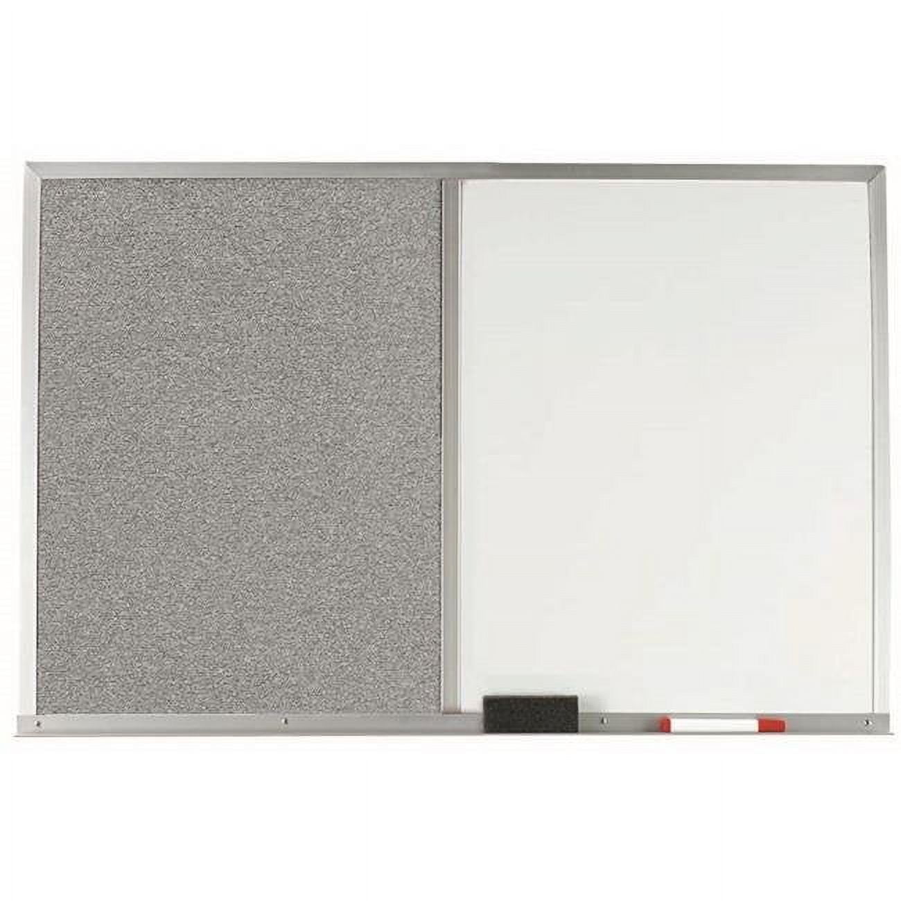 Aarco Products FDCO2436G Aluminum Frame Combination Grey Fabric Tack ...