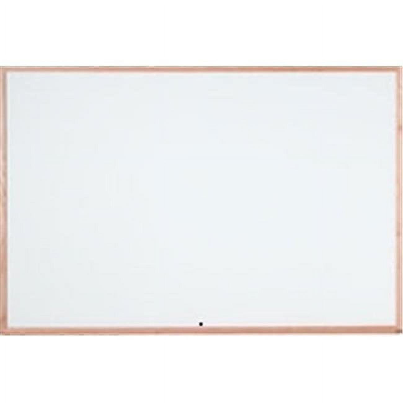 Aarco Products WOC3648 White Melamine Markerboard Oak Frame - Walmart.com