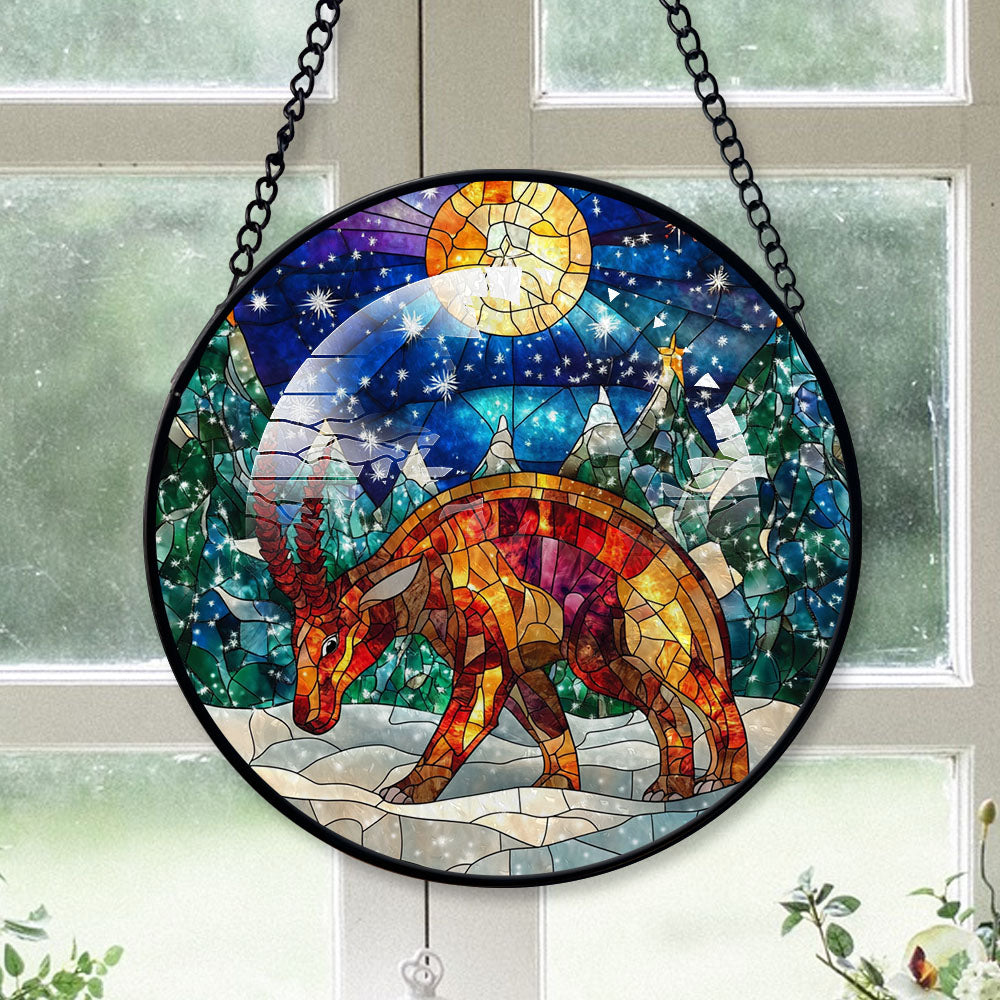 Aardvark Ornament Christmas 2025, Aardvark Stained Glass Hanging Window ...