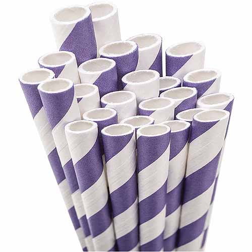 Aardvark Paper Straws Jumbo Straw Unwrapped, 7-3/4", 50pk - Walmart.com