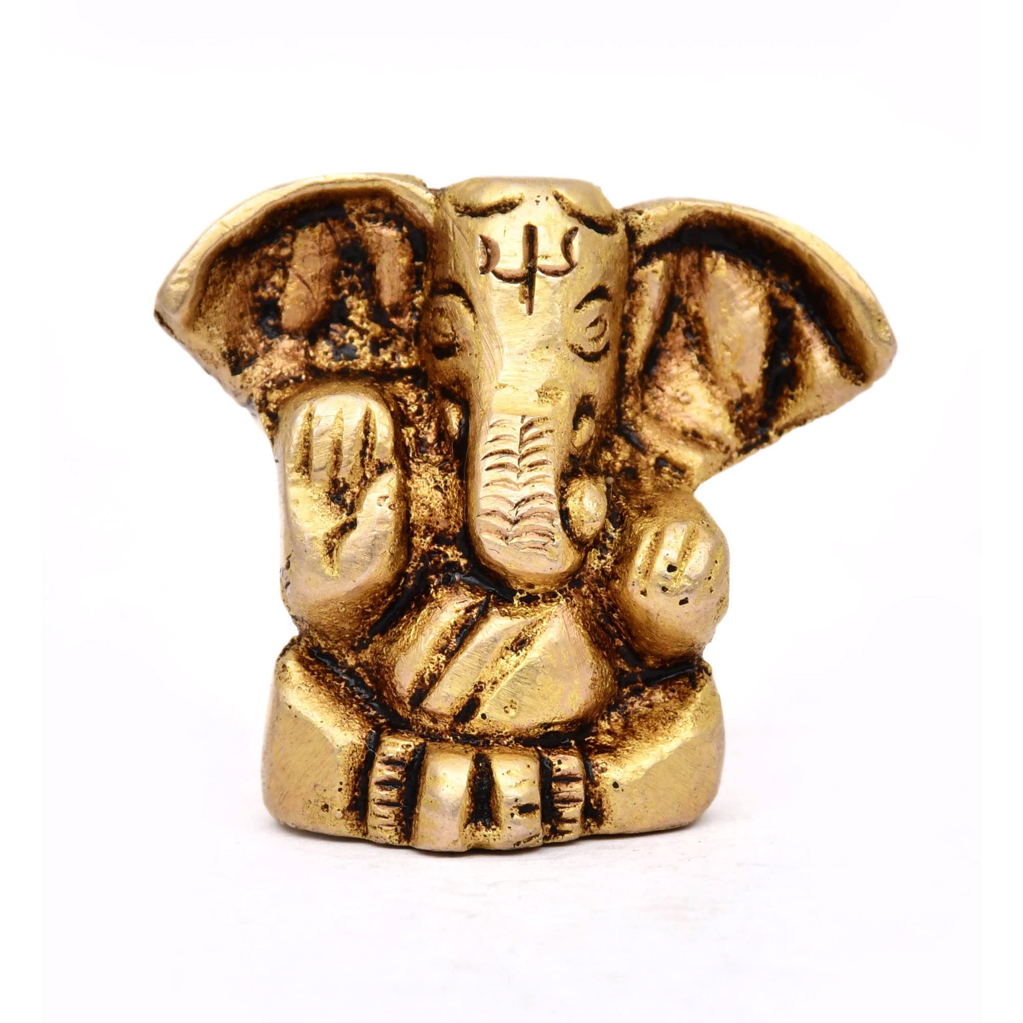 AargKraft™ Brass Ganesha Idol - 1.2 inches (Small Size) | Home Decor ...