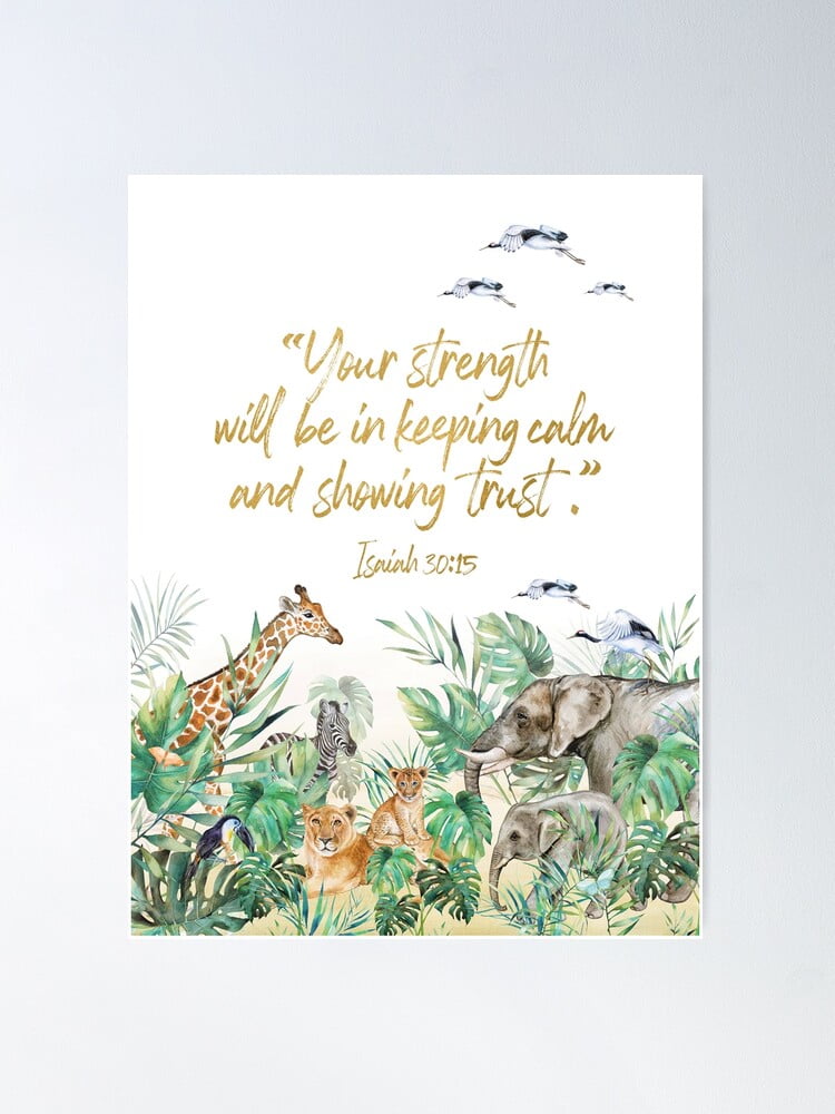 Aaroca 2021 YEARTEXT JUNGLE Poster Canvas Poster - Modern Wall Art for Home & Office Decor, 11 ...