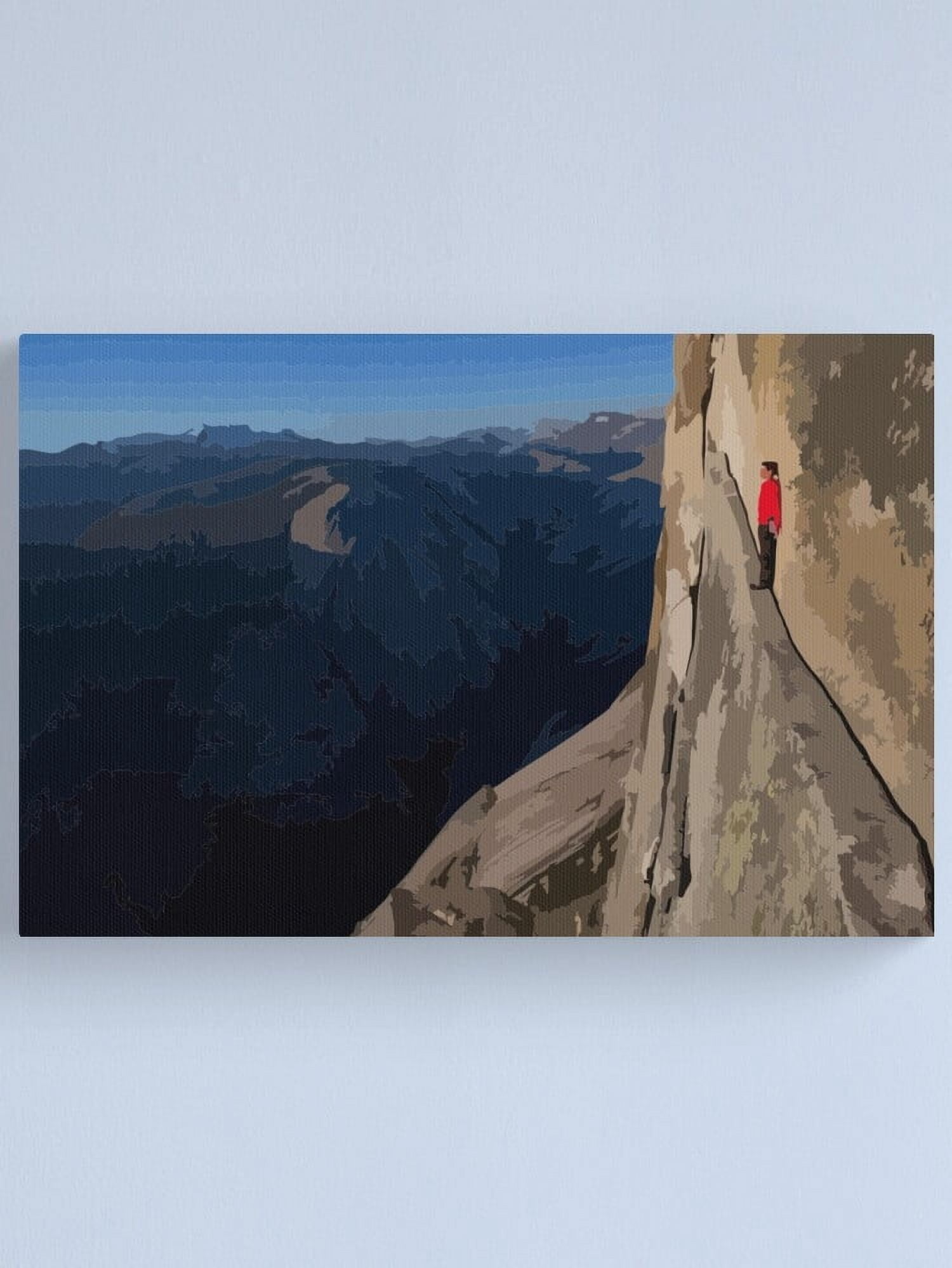Aaroca Alex Honnold Thank God Ledge Half Dome Solo Painting Canvas ...
