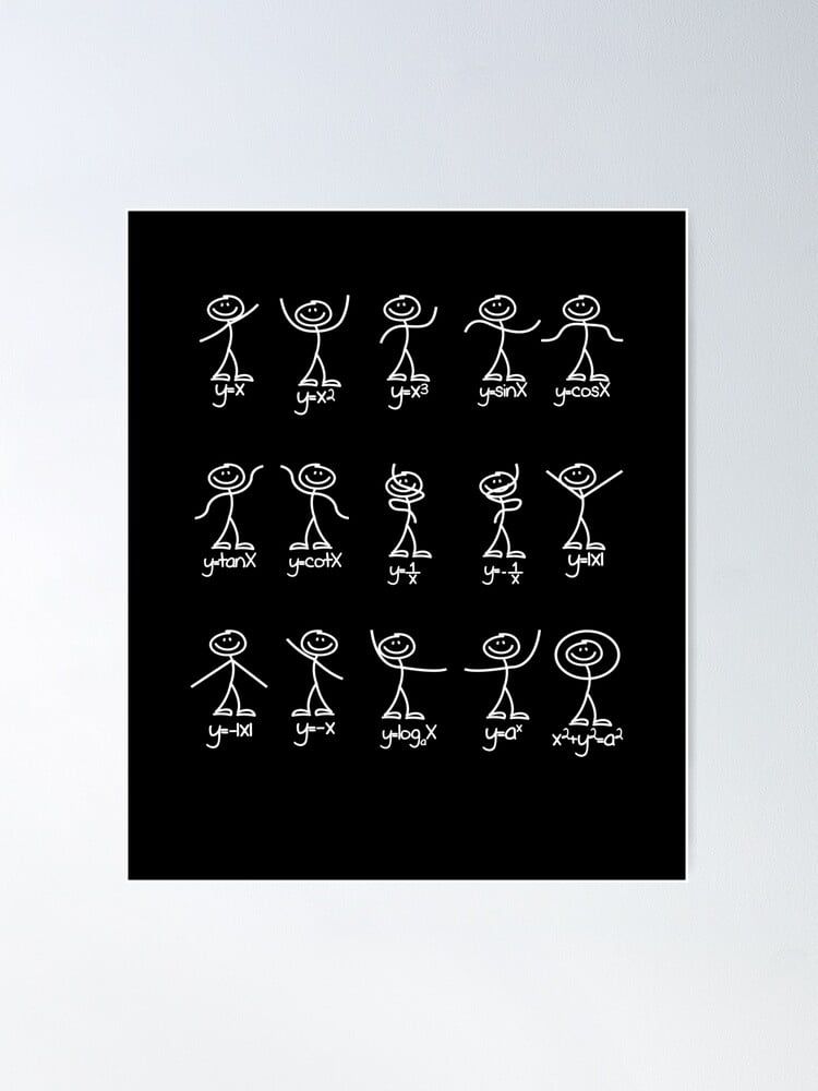 Aaroca Algebra Dance Funny Graph Figures Math Equation math gifts ideas ...