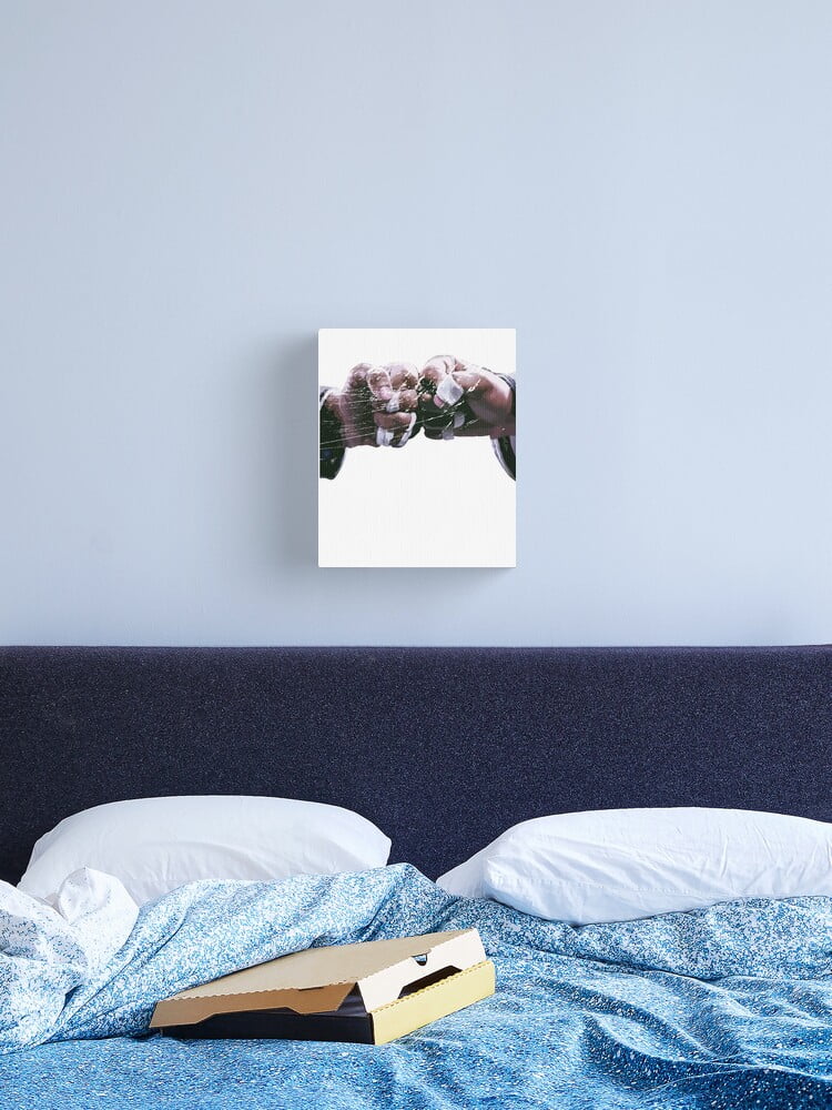 Aaroca BJJ Fist Bump Respect Brazilian Jiu Jitsu Canvas Print Canvas ...