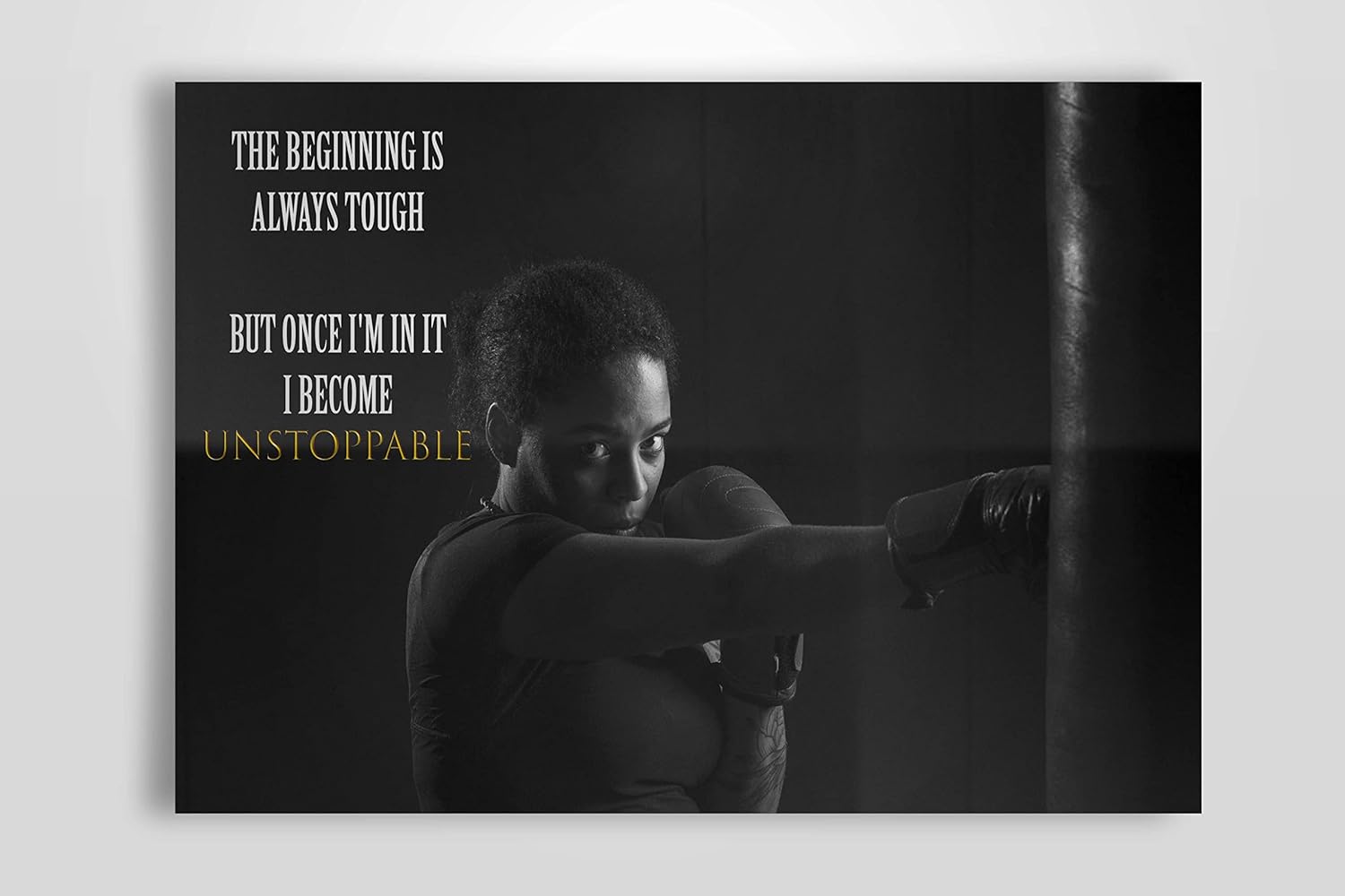 Aaroca Bodybuilding Men Girl Fitness Workout Quotes Motivational ...