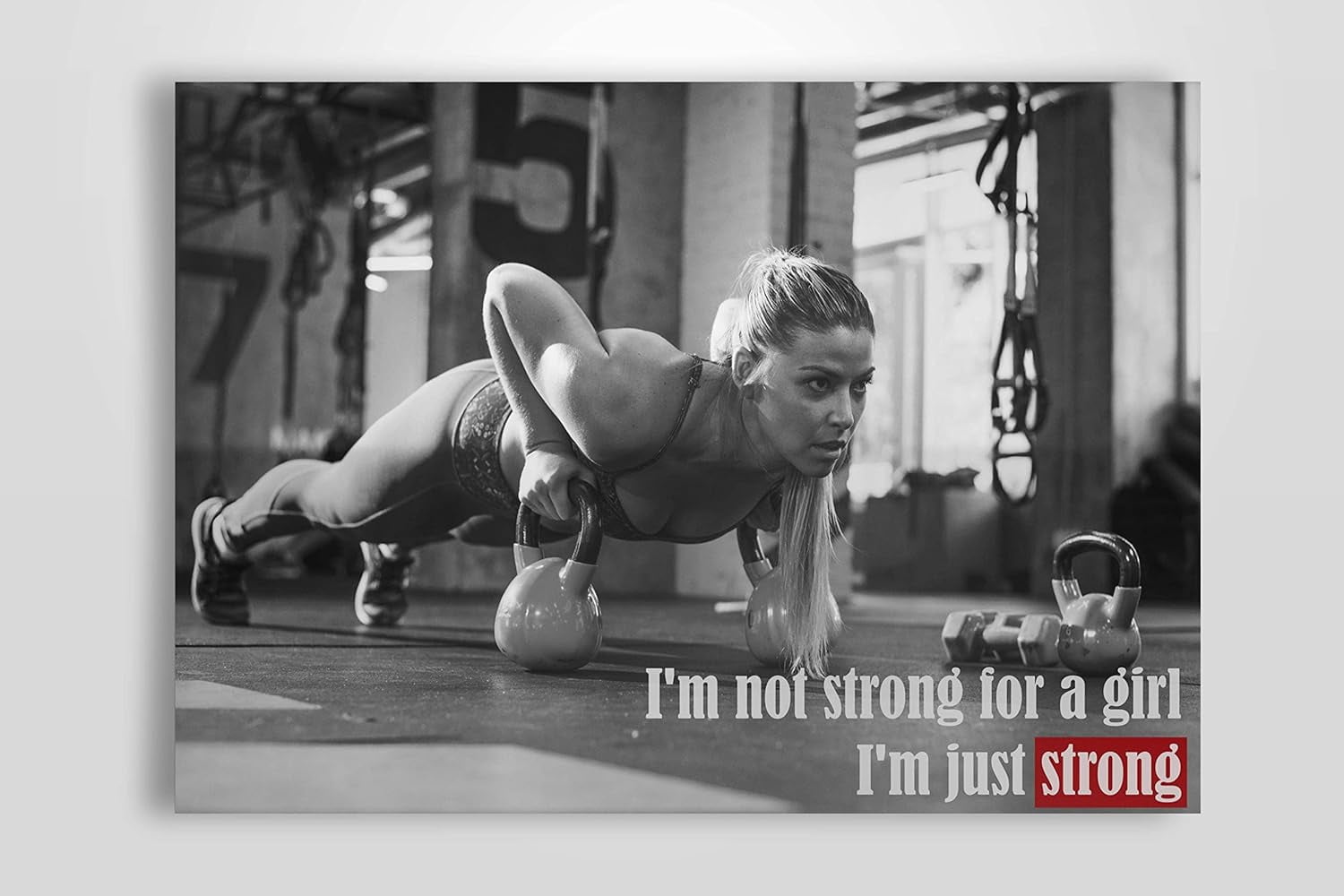 Aaroca Bodybuilding Men Girl Fitness Workout Quotes Motivational ...