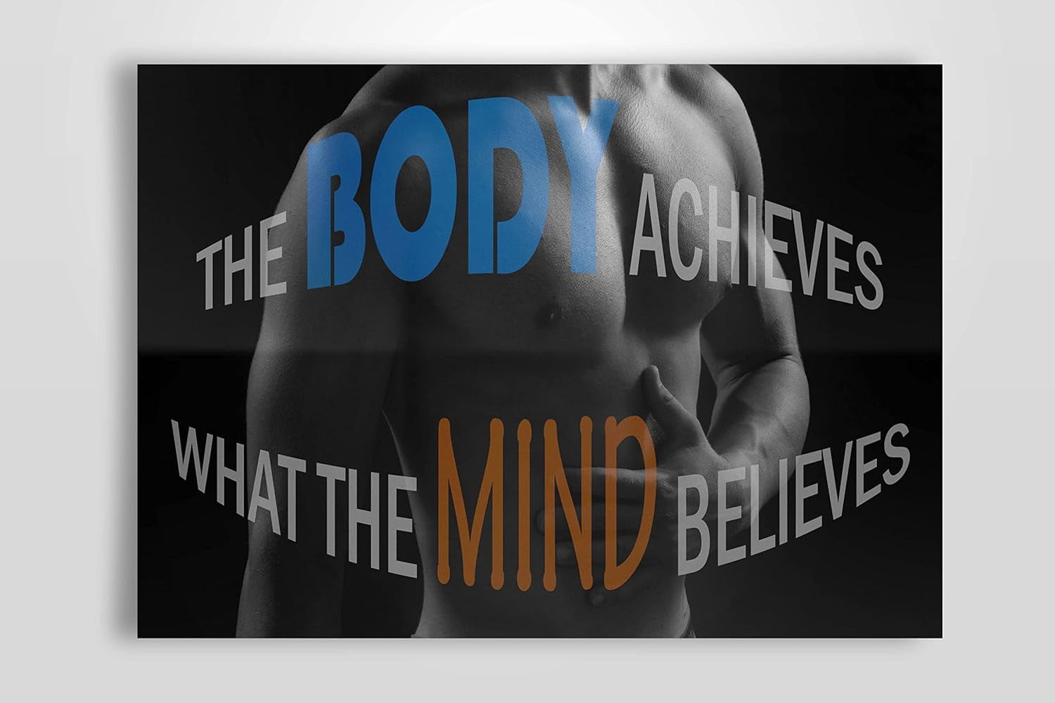 Aaroca Bodybuilding Men Girl Fitness Workout Quotes Motivational ...