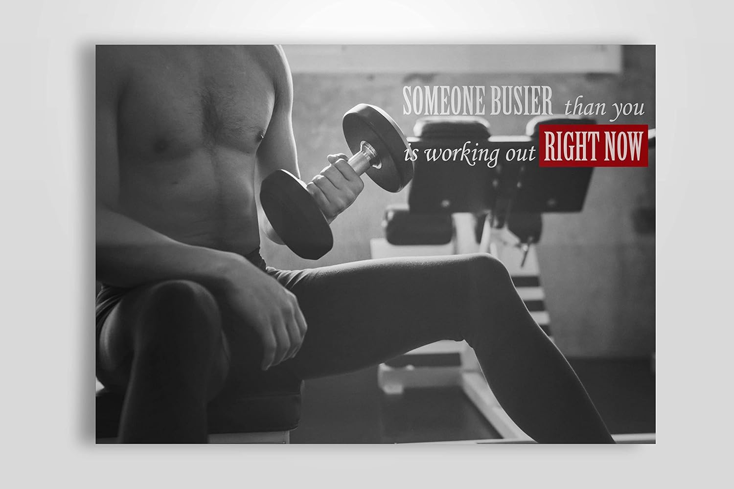 Aaroca Bodybuilding Men Girl Fitness Workout Quotes Motivational ...