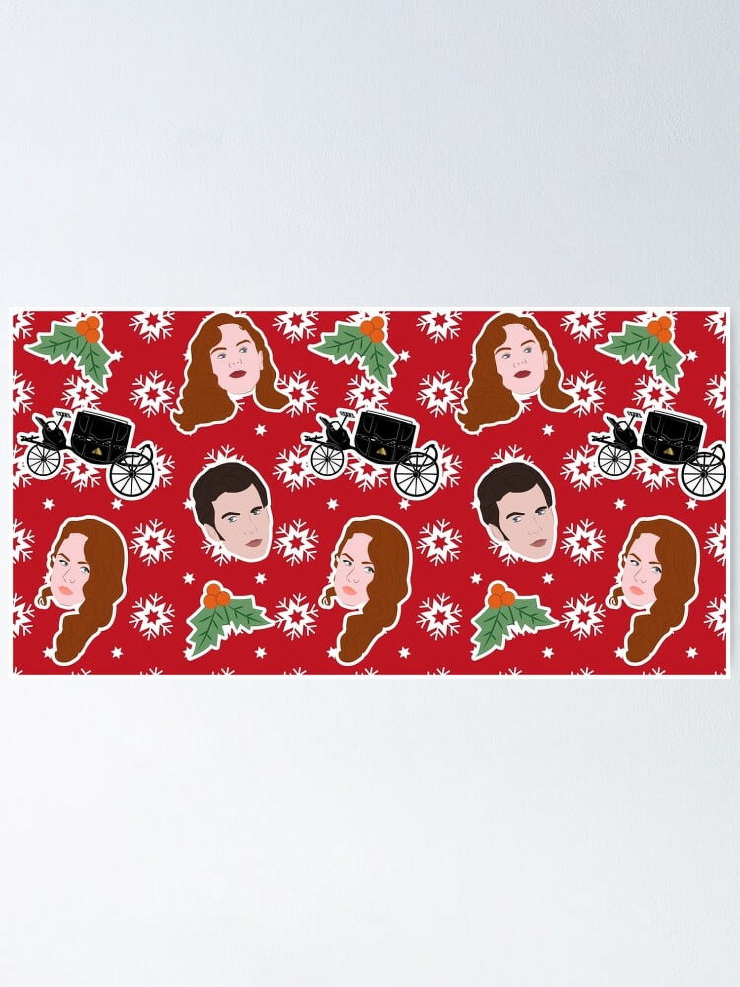 Aaroca Colin & Penelope Polin Christmas Bridgerton Netflix (Unframed ...